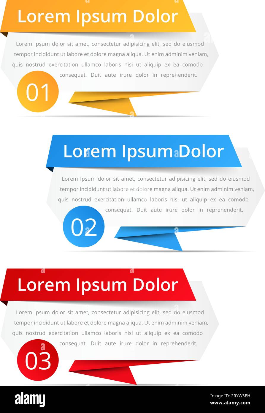 Infographics design elements with place for numbers (steps or options ...