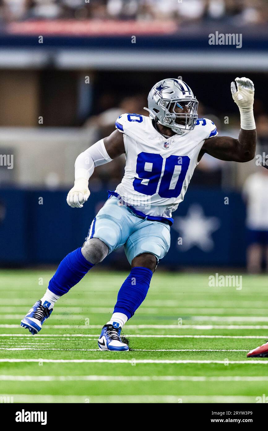 Dallas Cowboys defensive end DeMarcus Lawrence (90) is seen during the ...
