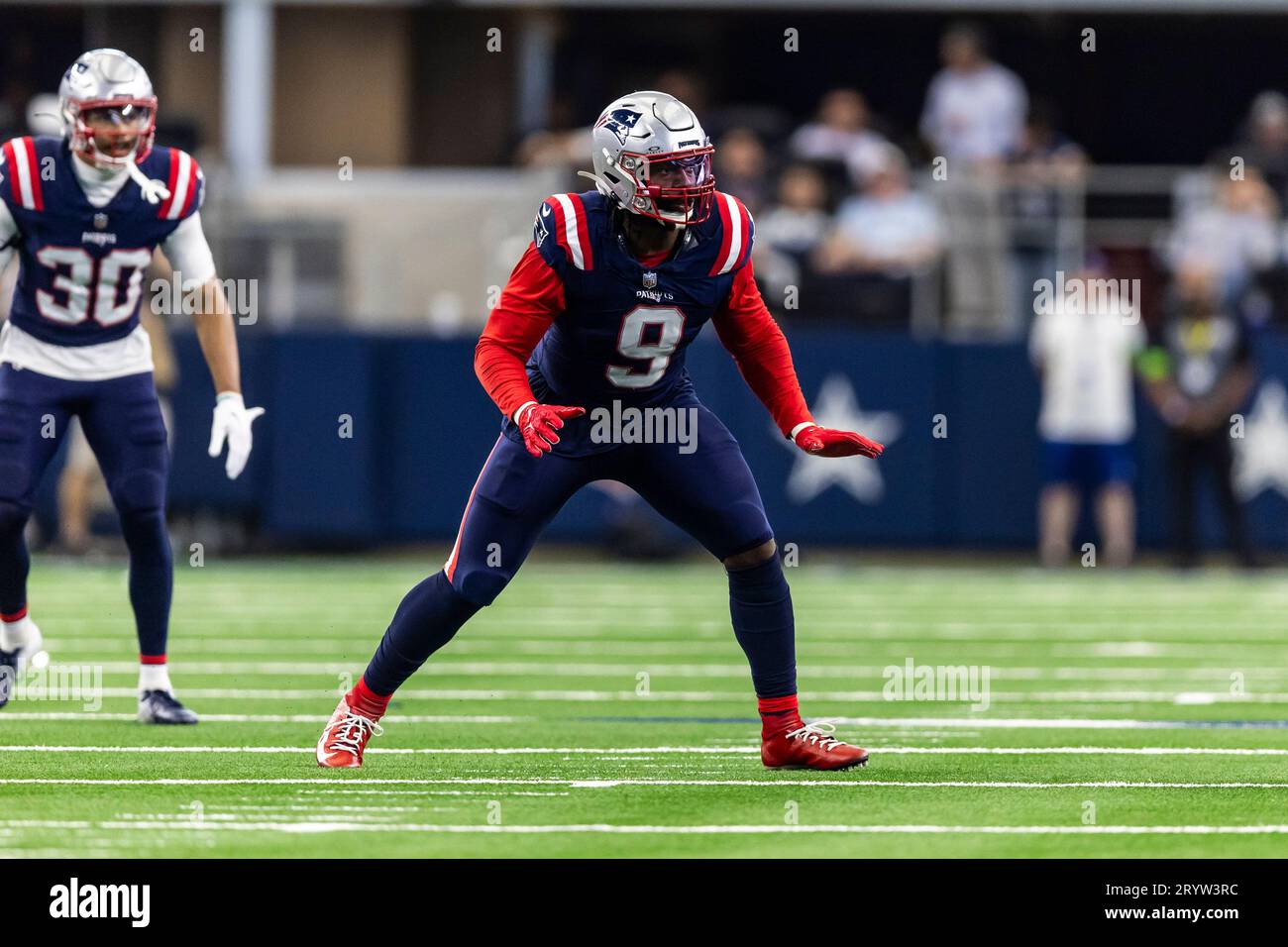 New England Patriots linebacker Matthew Judon (9) is seen during the ...