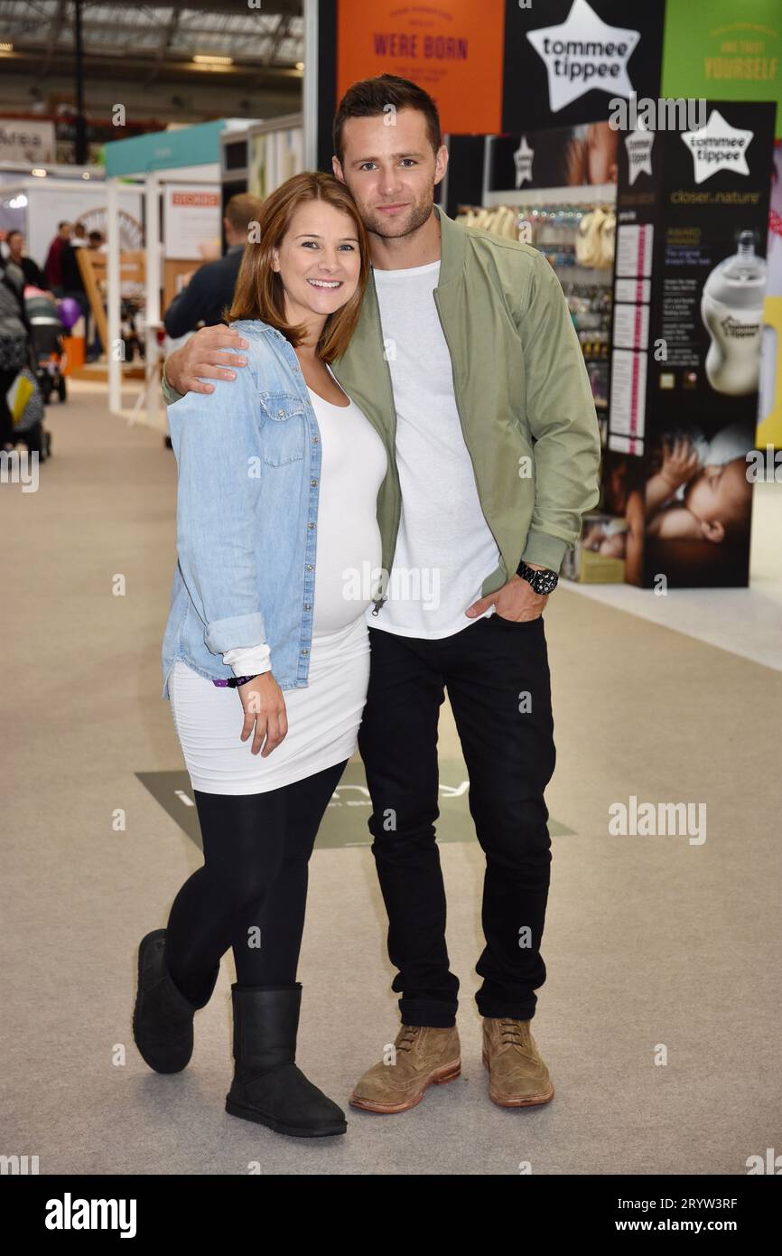 Harry Judd, Izzy Johnson, The Baby Show, Olympia, Kensington, London ...