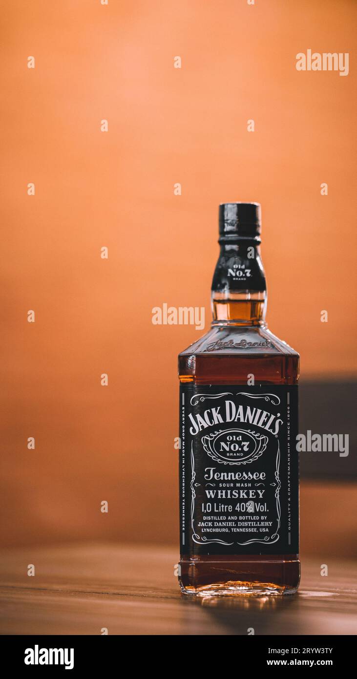 Jack Daniels whiskey promo picture Stock Photo - Alamy