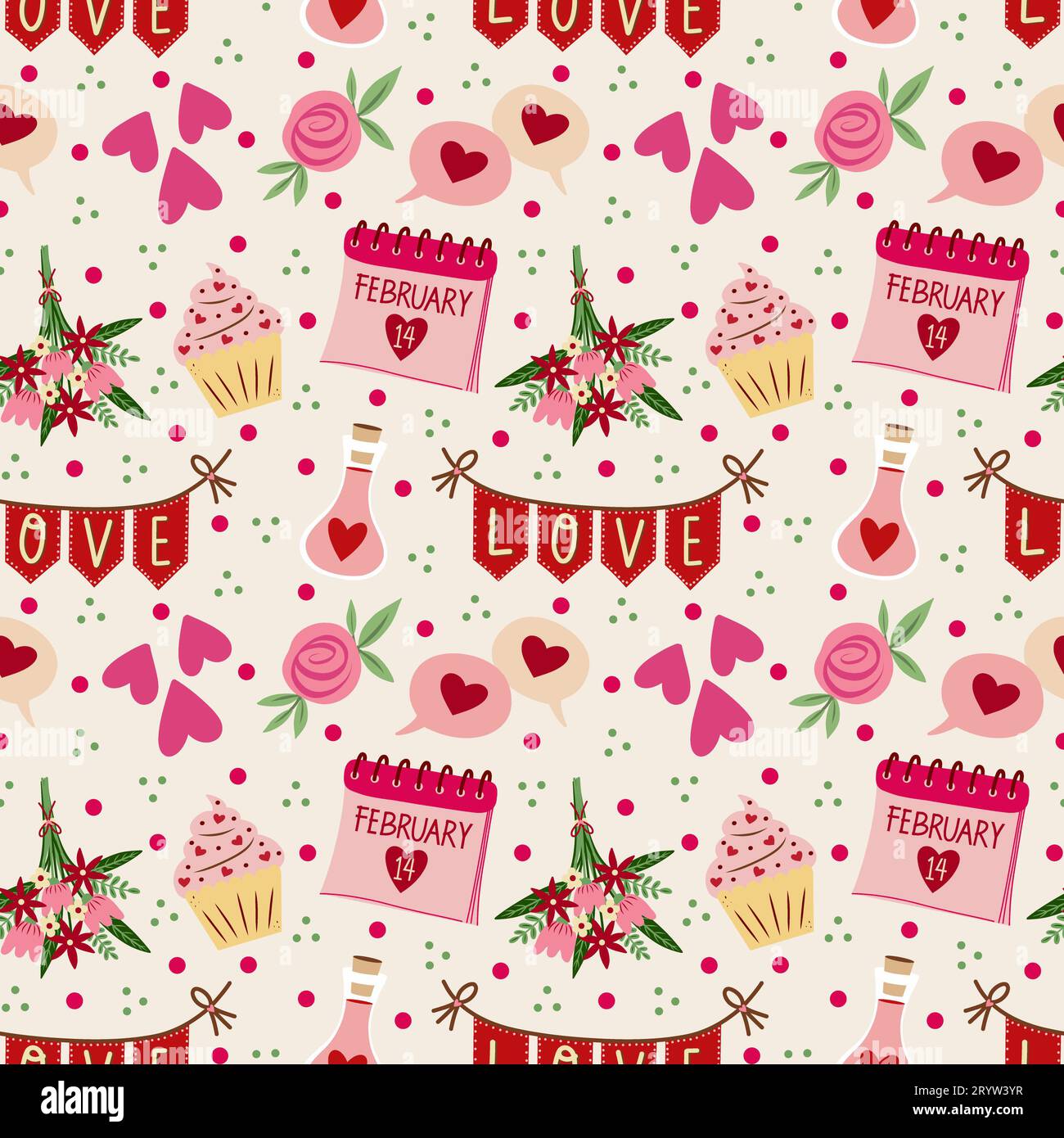 Seamless romantic hi-res stock photography and images - Alamy