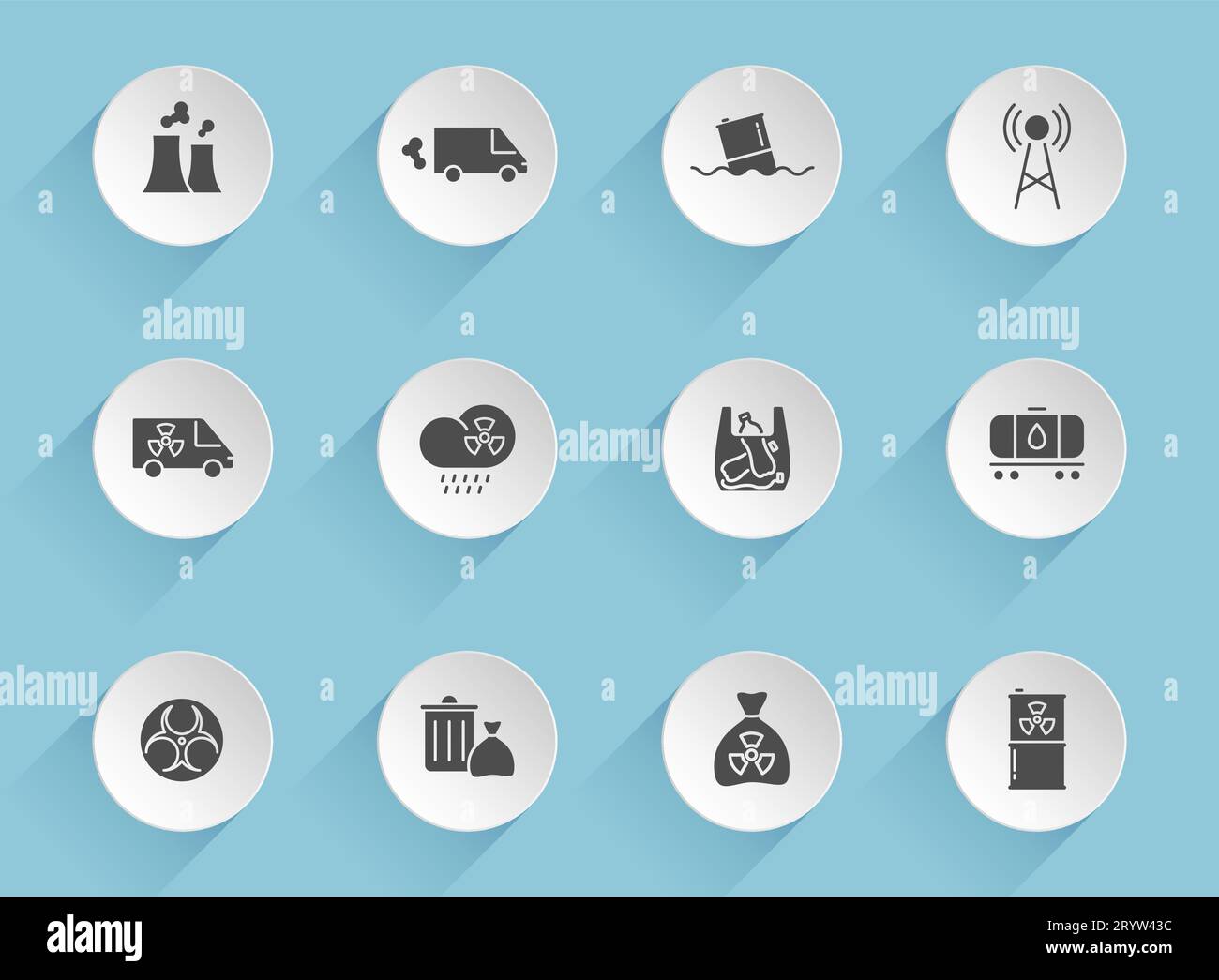 pollution vector icons Stock Vector Image & Art - Alamy