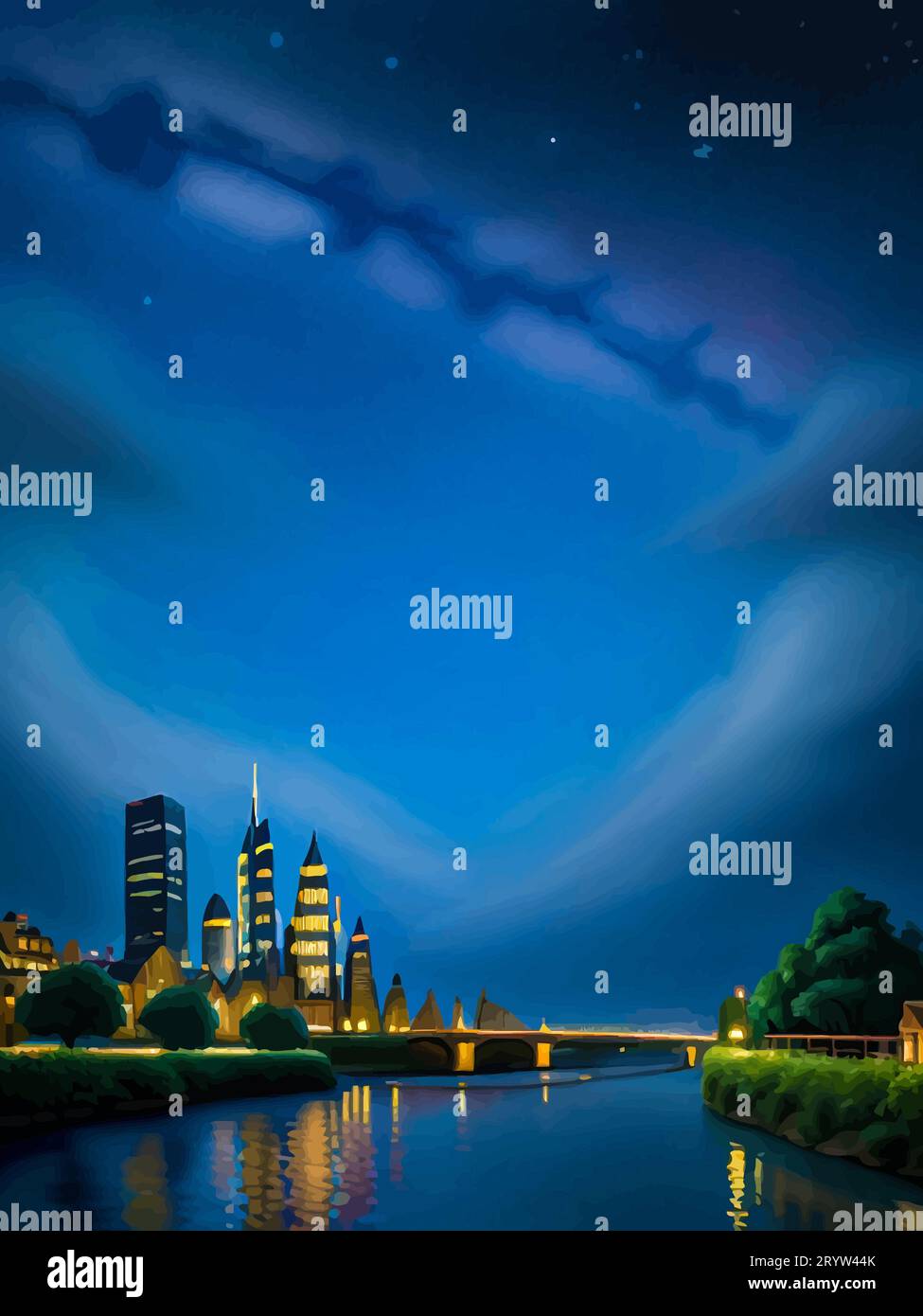 High-resolution of painting entitled The Beauty of Nature. The artwork ...