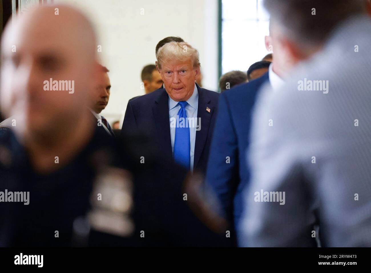 New York, United States. 02nd Oct, 2023. Former United States President ...
