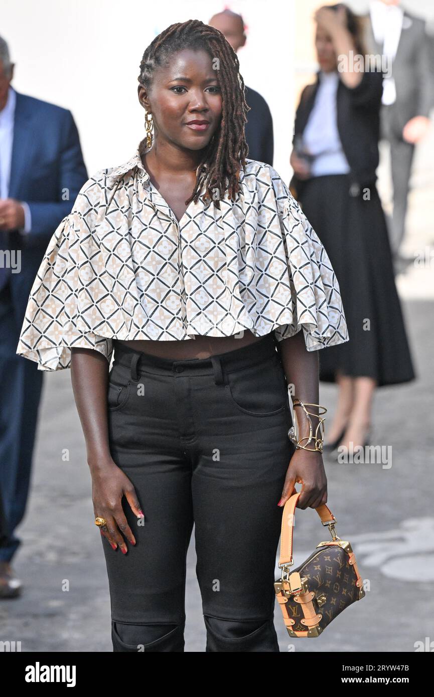 Paris, France. 02nd Oct, 2023. Alice Diop attending the Louis Vuitton ...
