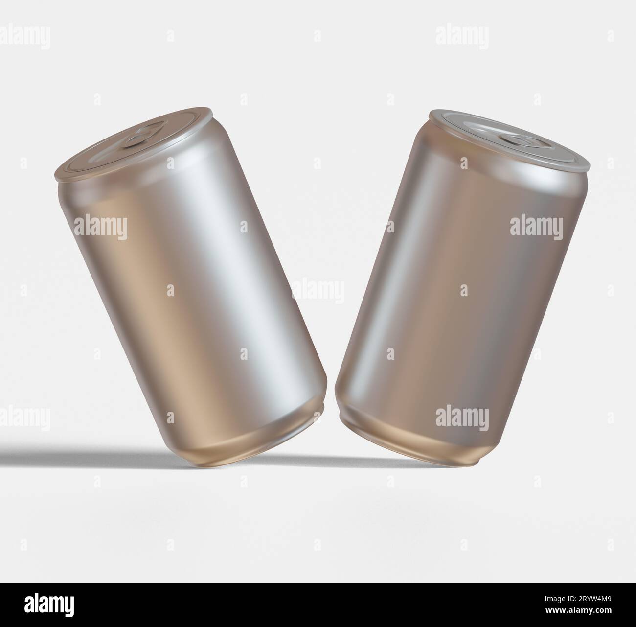 Soda can white color or solid color and realistic texture rendering 3D ...