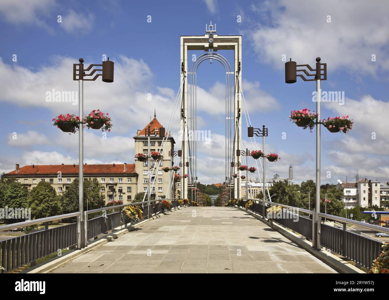 Pedestrian bridge kaunas hi-res stock photography and images - Alamy