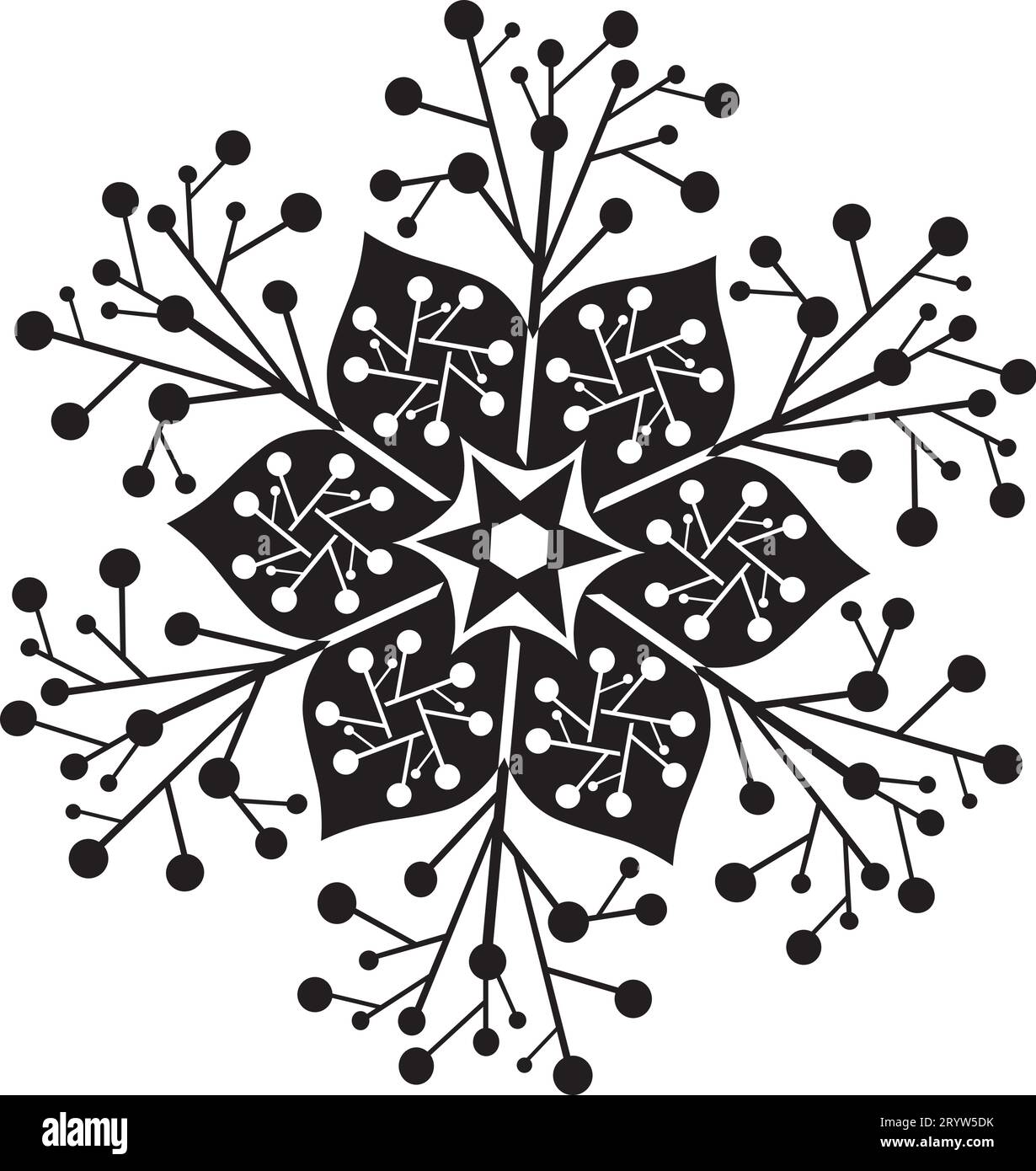 Mandala - Flower Star Sun Illustration, Nature, Energy Circle Round ...