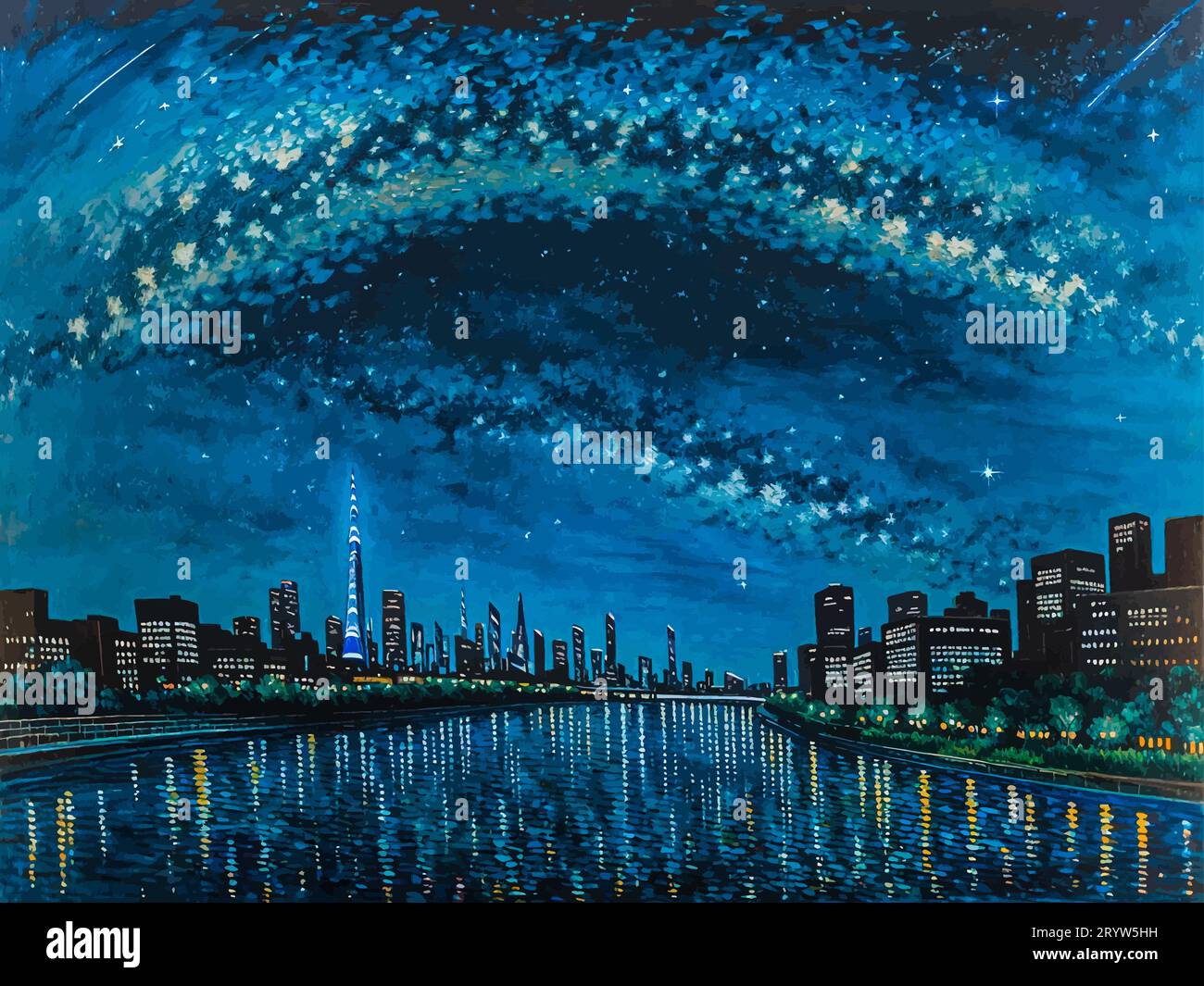 High-resolution of painting entitled The Beauty of Nature. The artwork ...