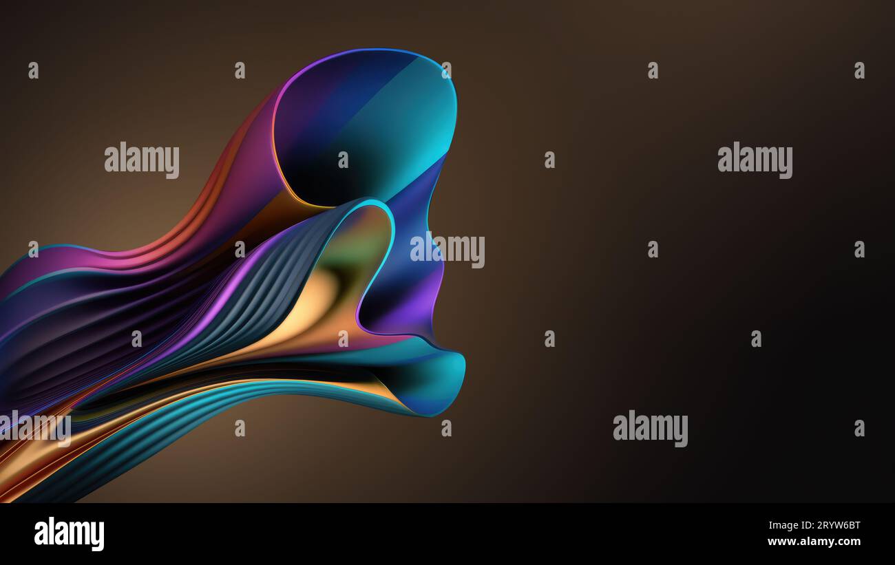 Colorful 3D Shape Background Stock Photo - Alamy