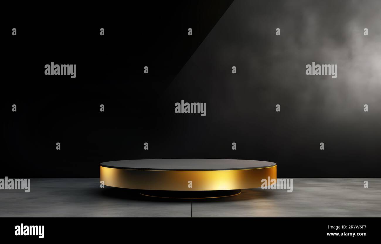 White luxury 3d podium hi-res stock photography and images - Alamy