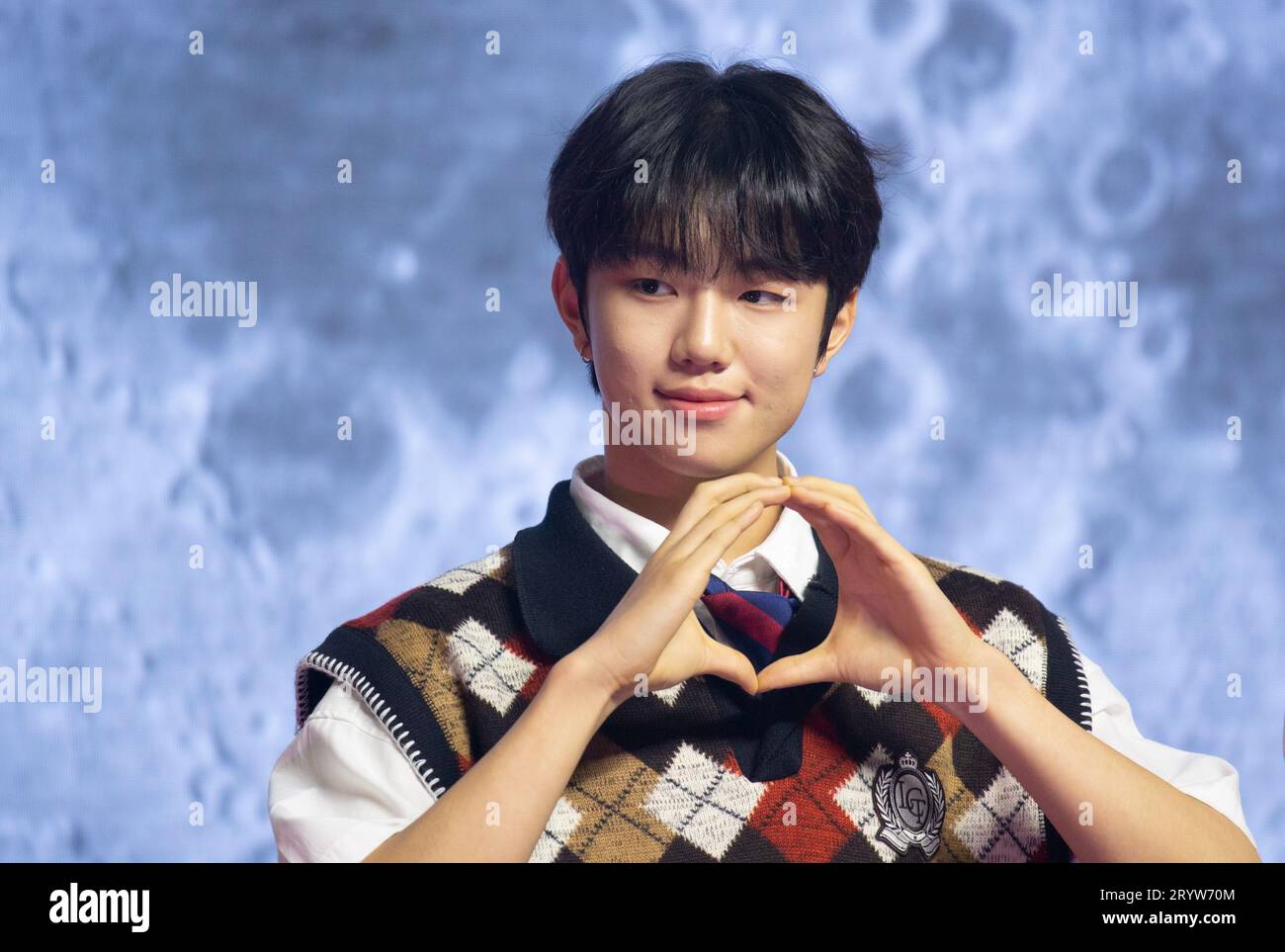 Park Ji-Hoo (EVNNE), July 25, 2023 : Singer Park Ji-Hoo poses at the ...