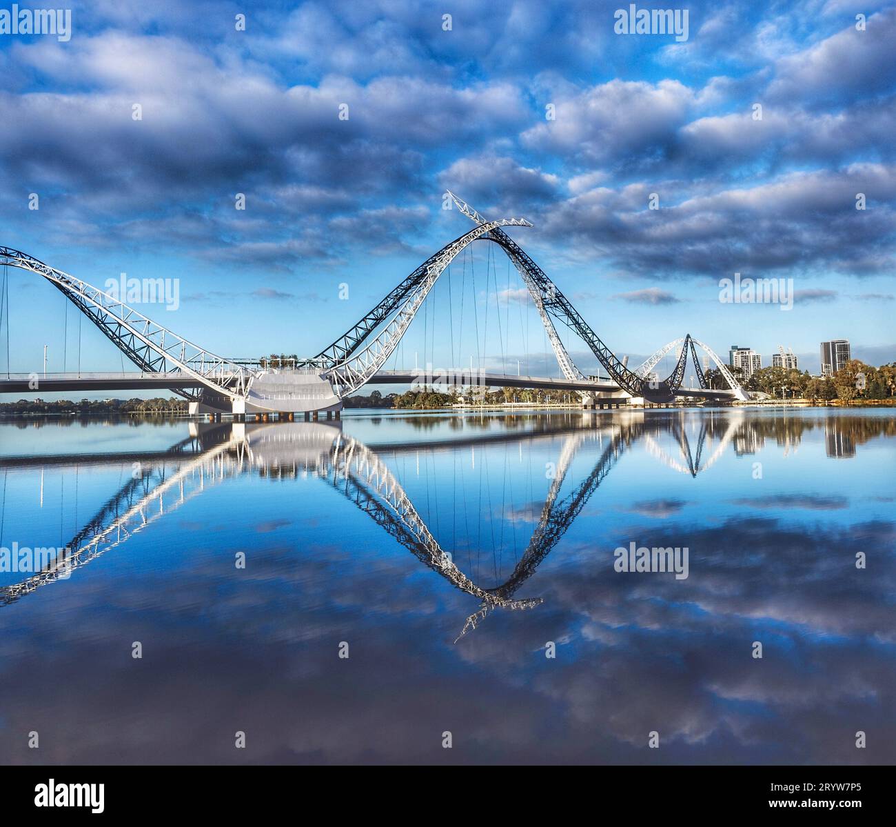 The Matagarup Bridge in Perth, Western Australia Stock Photo - Alamy