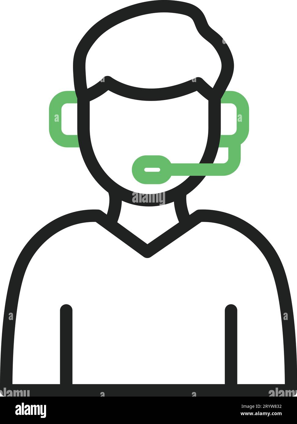 Customer Service icon vector image Stock Vector Image & Art - Alamy