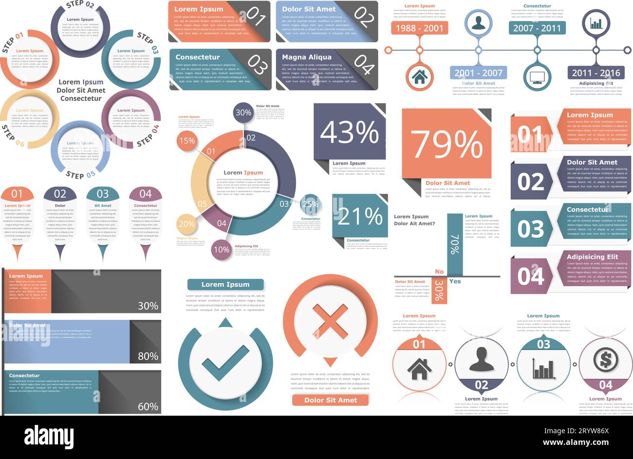 Six circular objects Stock Vector Images - Alamy