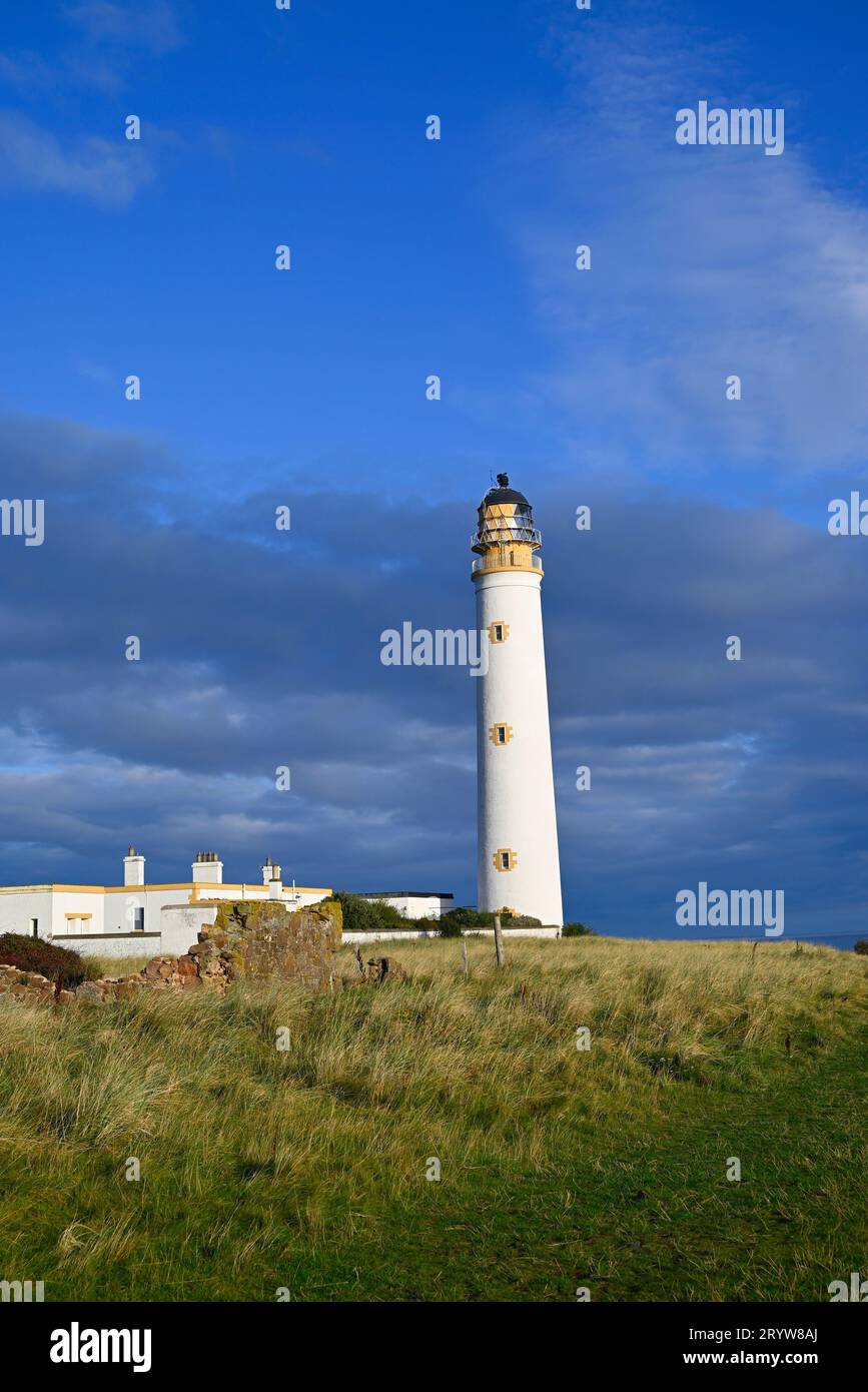 Barns Ness Lighthouse east Lothian Stock Photo - Alamy