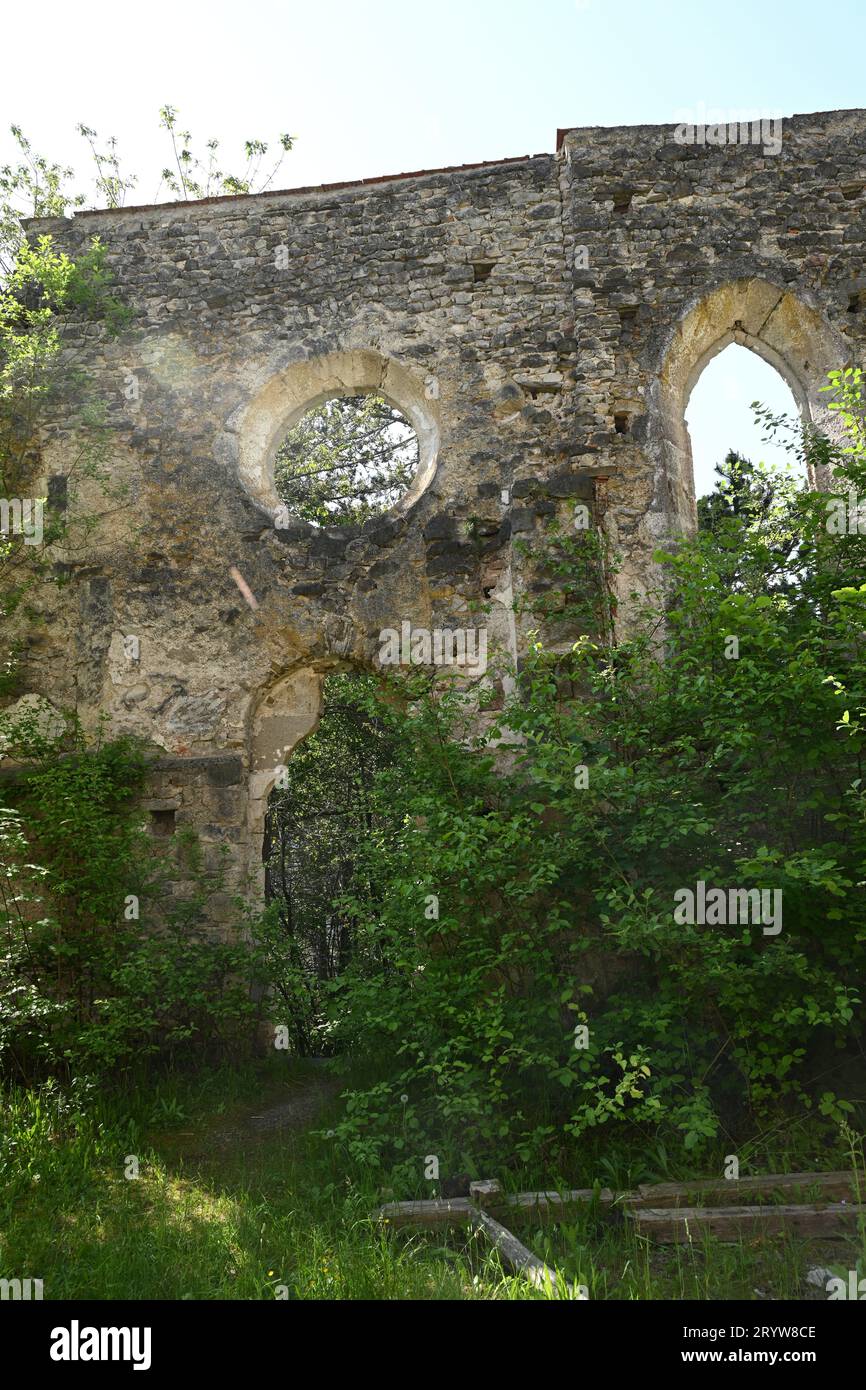 Church ruin Pankrazi near Alland, Austria Stock Photo - Alamy