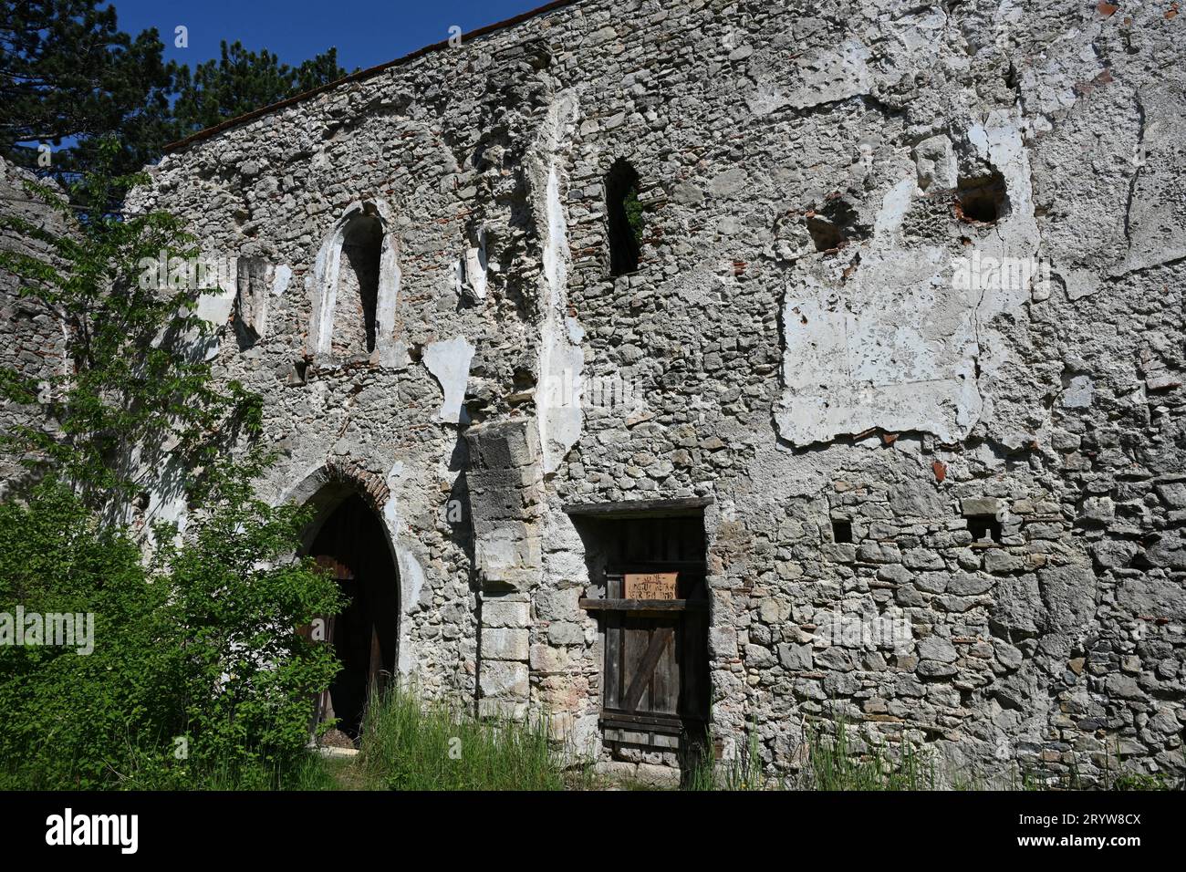 Church ruin Pankrazi near Alland, Austria Stock Photo - Alamy