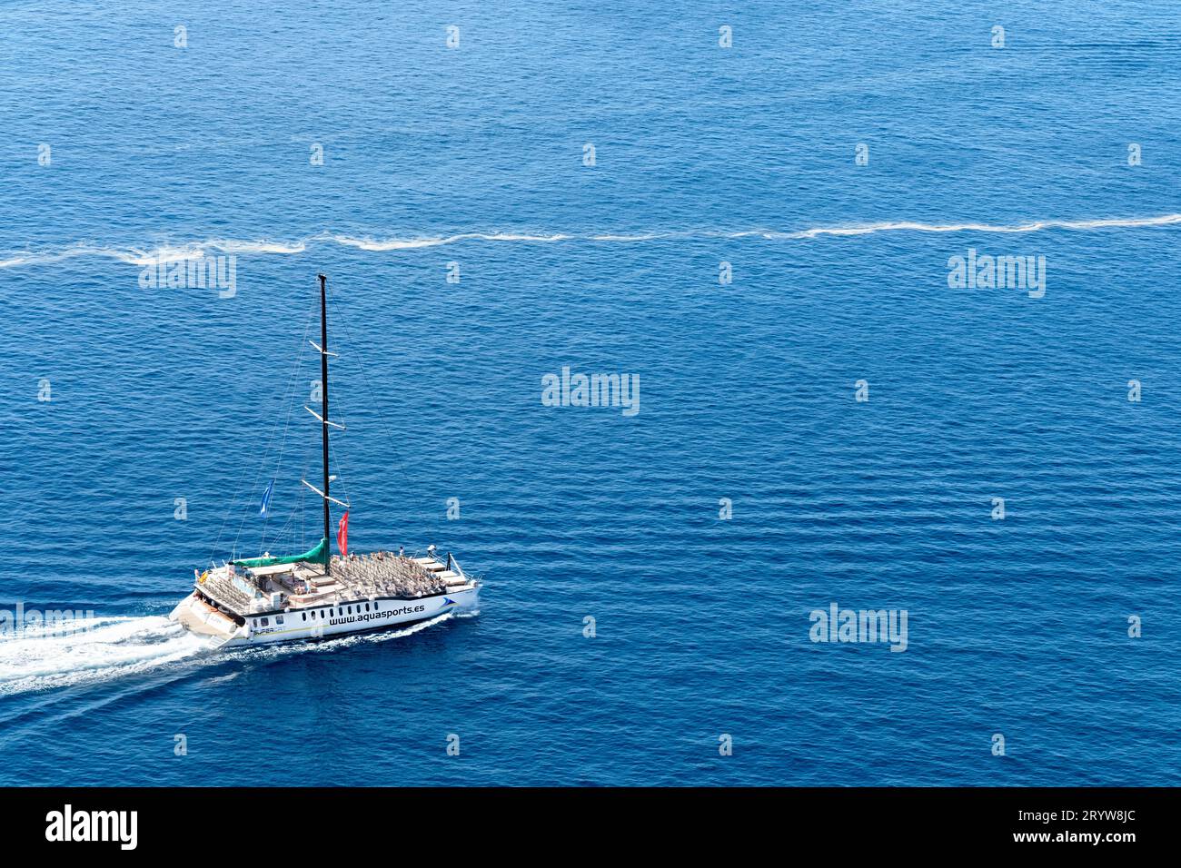 A bloom of a greenish brown toxic micro algae trichodesmium erythraeum ...