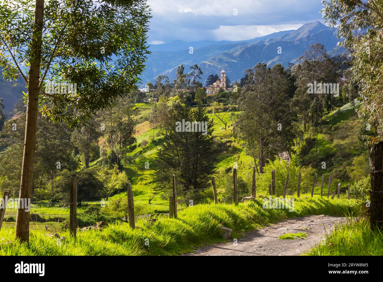 Rural landscapes in Colombia Stock Photo - Alamy