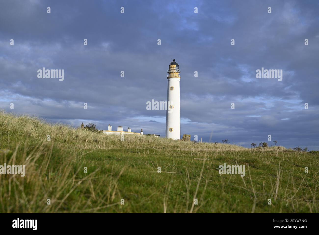 Barns Ness Lighthouse east Lothian Stock Photo - Alamy