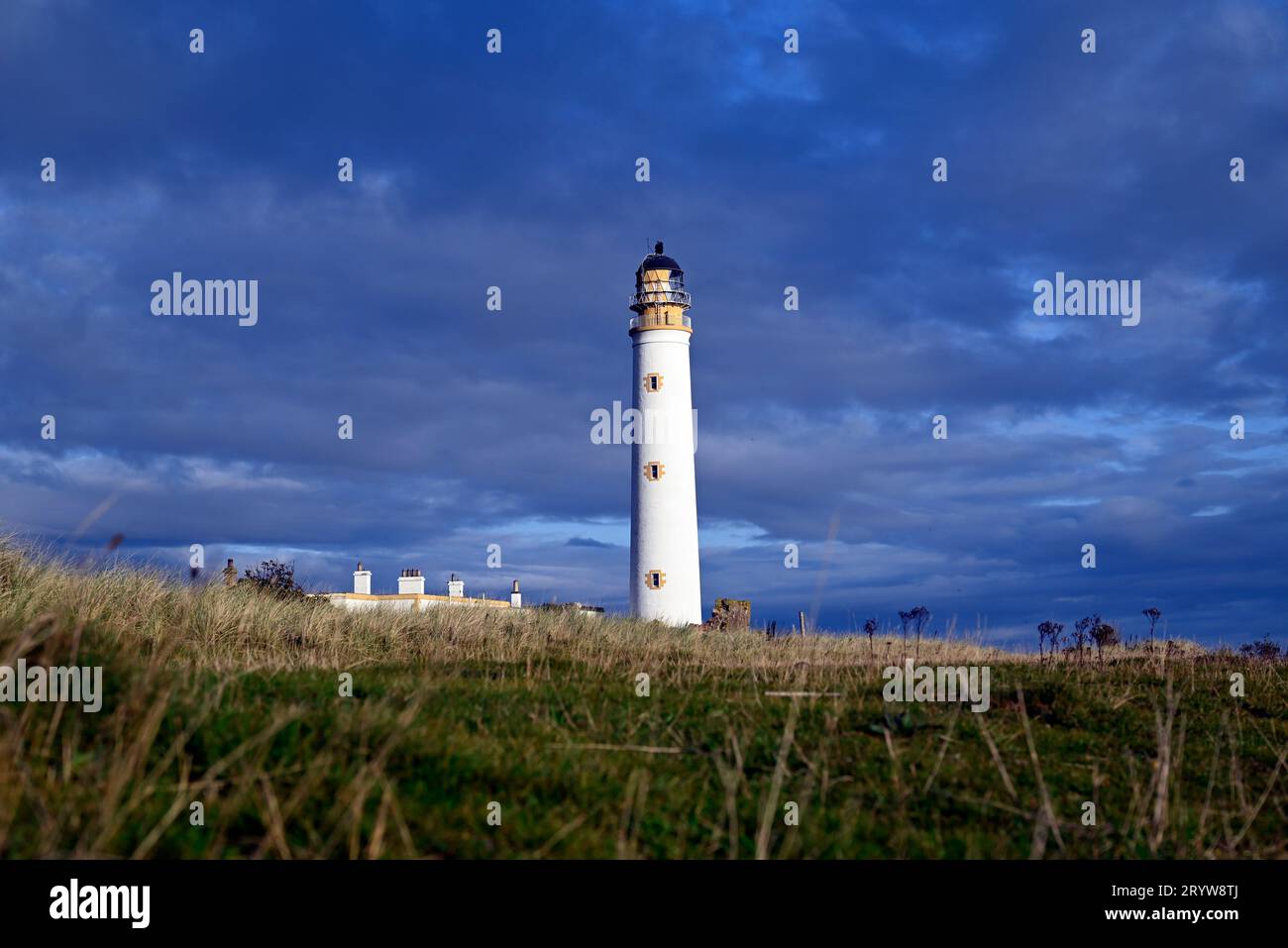 Barns Ness Lighthouse east Lothian Stock Photo - Alamy