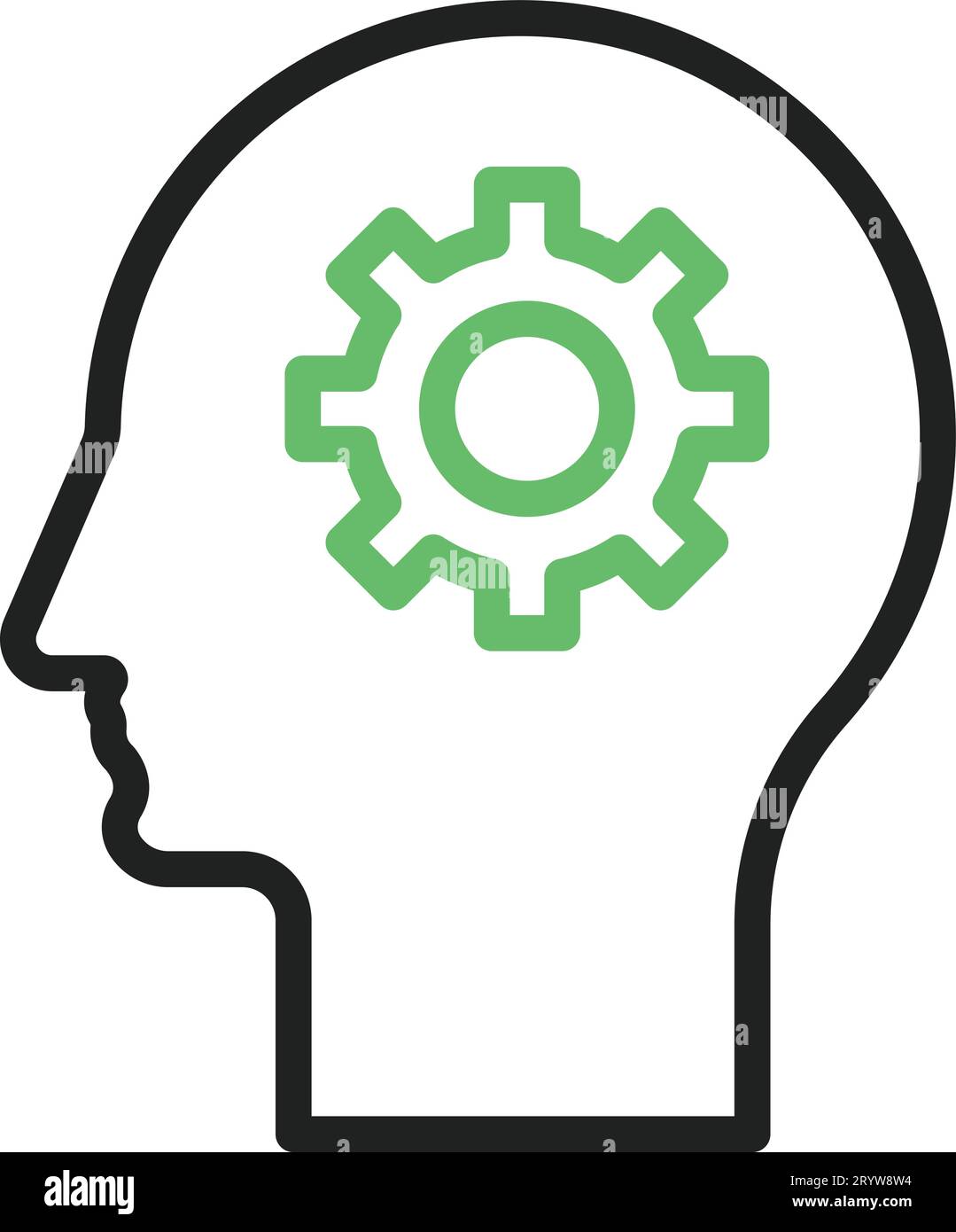 Cognitive icon vector image Stock Vector Image & Art - Alamy