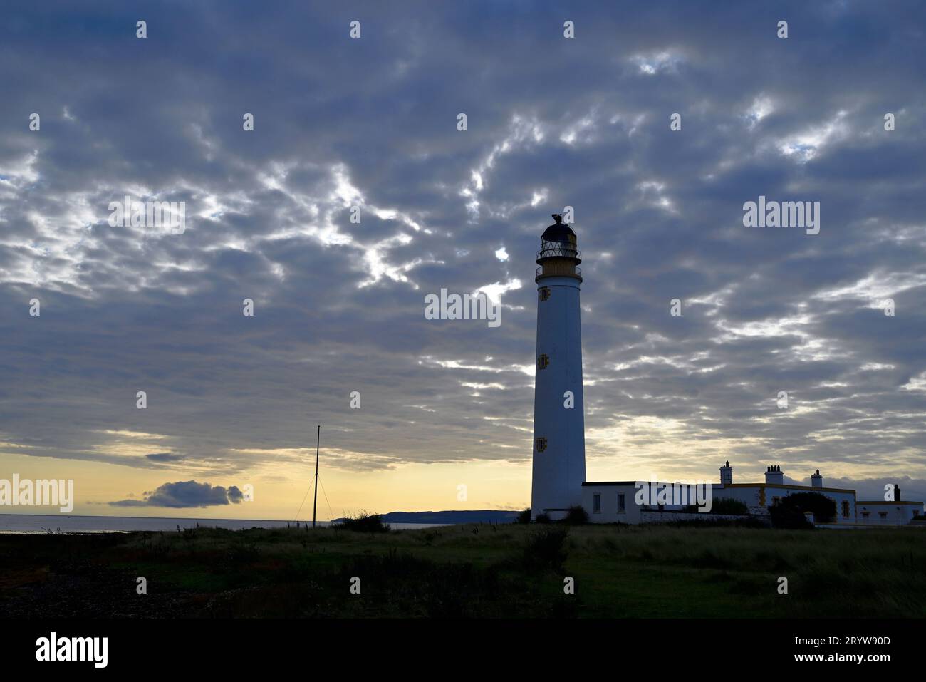 Barns Ness Lighthouse east Lothian Stock Photo - Alamy