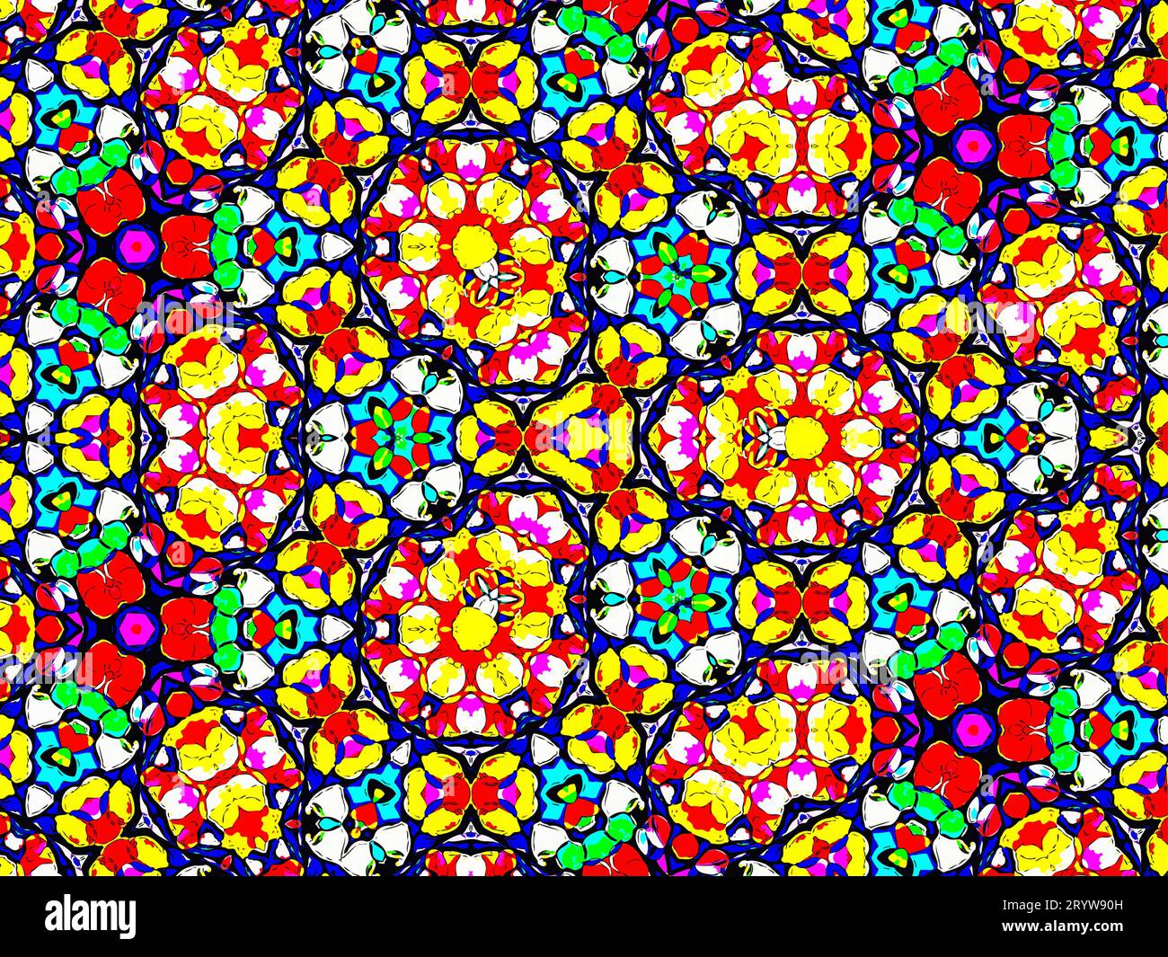 "A vibrant Abstract Kaleidoscope Art these art pieces capture striking ...