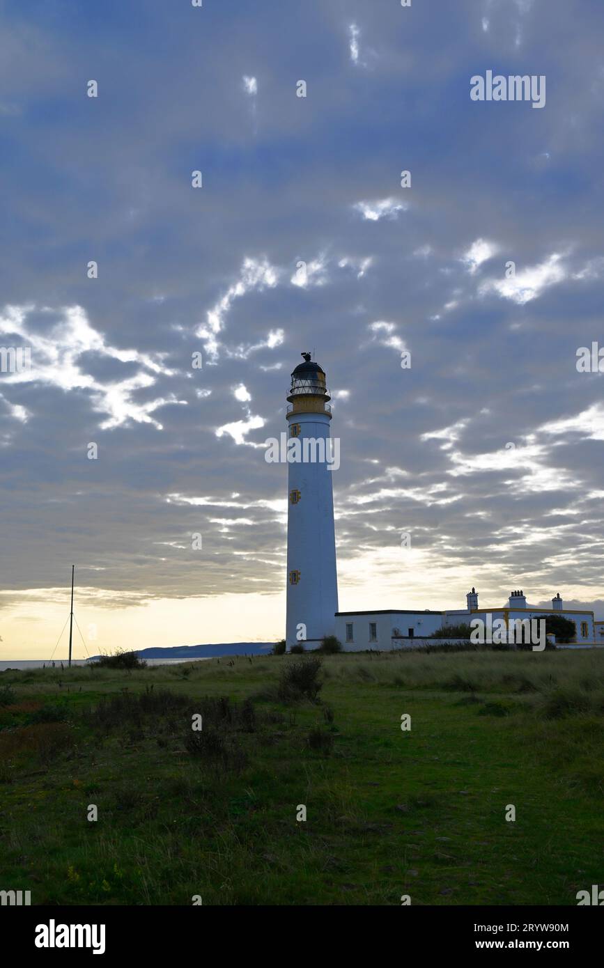 Barns Ness Lighthouse east Lothian Stock Photo - Alamy