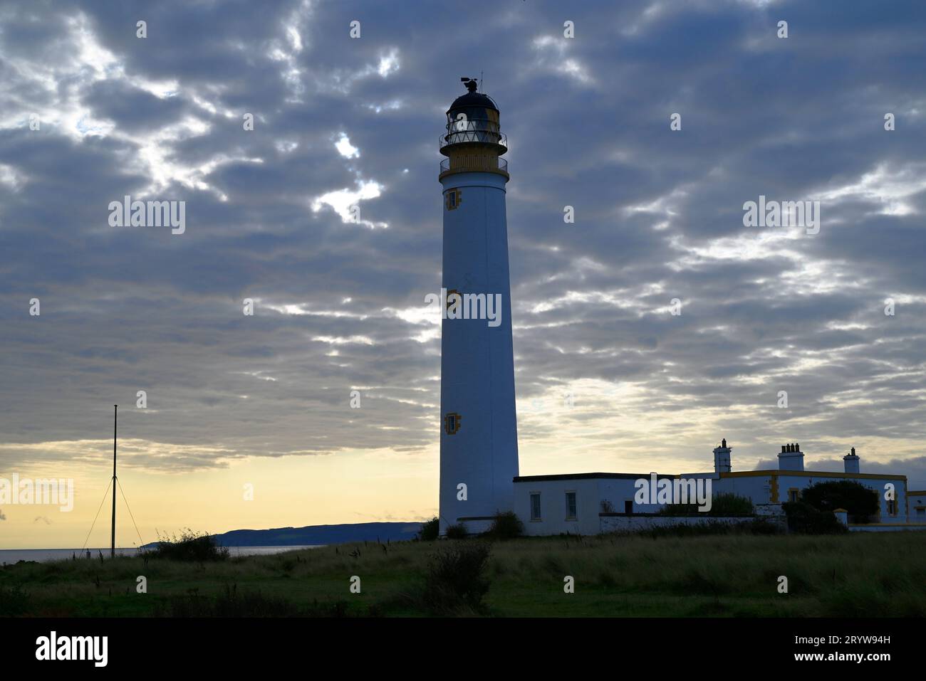 Barns Ness Lighthouse east Lothian Stock Photo - Alamy