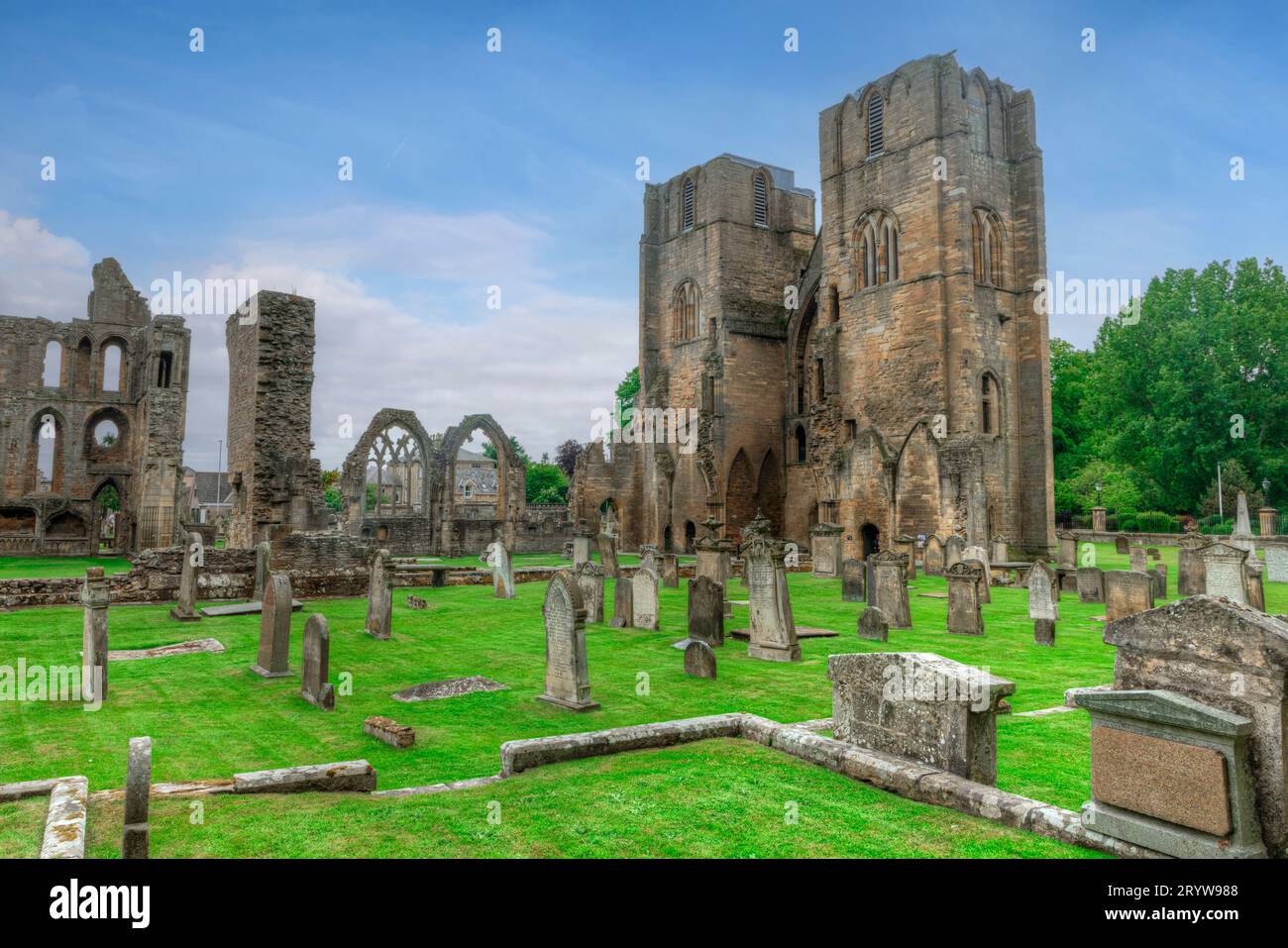 Gothic cathedral of Elgin, Moray, Scotland Stock Photo - Alamy