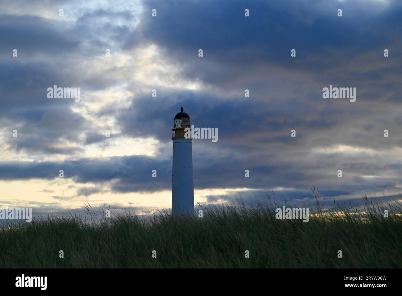 Barns Ness Lighthouse east Lothian Stock Photo - Alamy