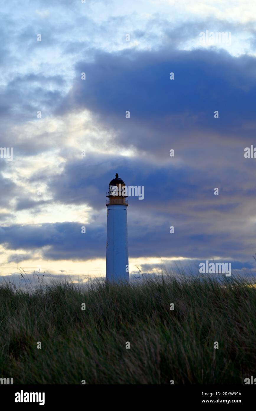 Barns Ness Lighthouse east Lothian Stock Photo - Alamy