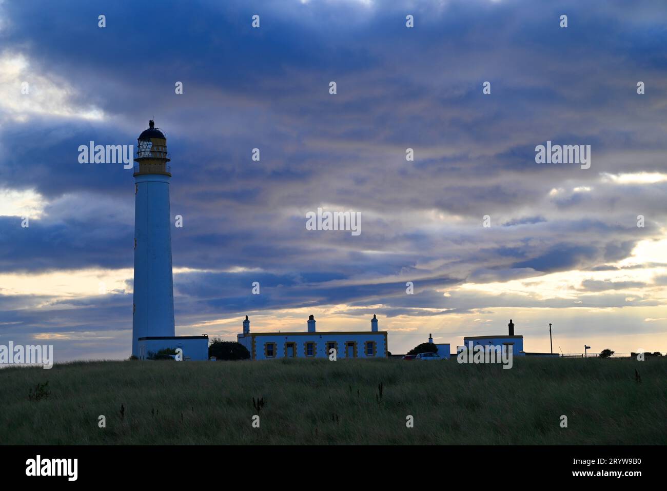 Barns Ness Lighthouse east Lothian Stock Photo - Alamy