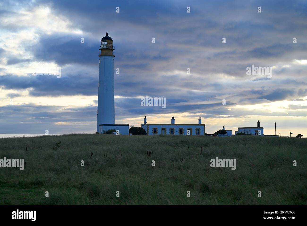 Barns Ness Lighthouse east Lothian Stock Photo - Alamy