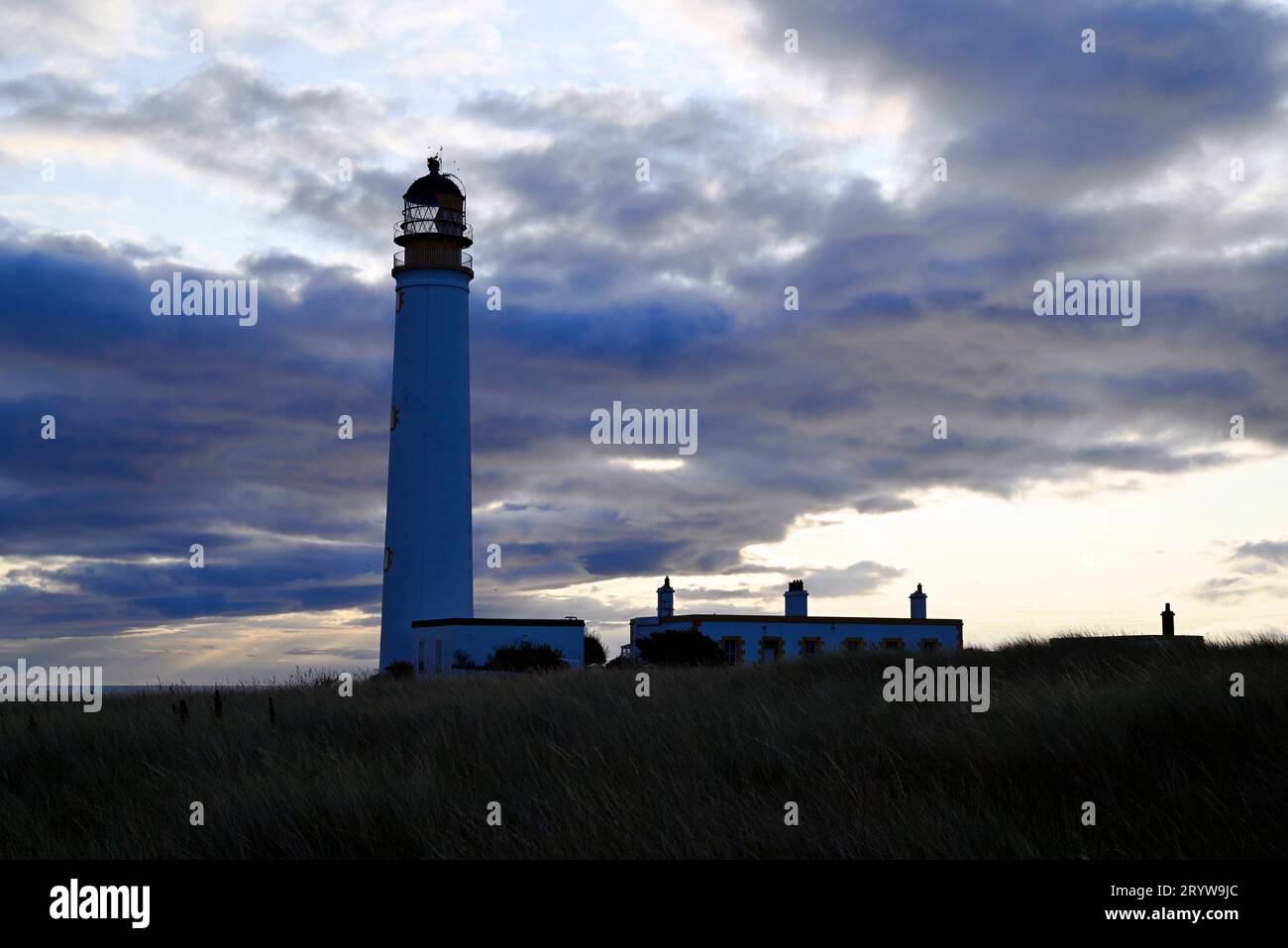 Barns Ness Lighthouse east Lothian Stock Photo - Alamy