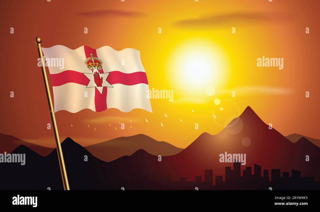 Abstract blue mountains sea Stock Vector Images - Alamy