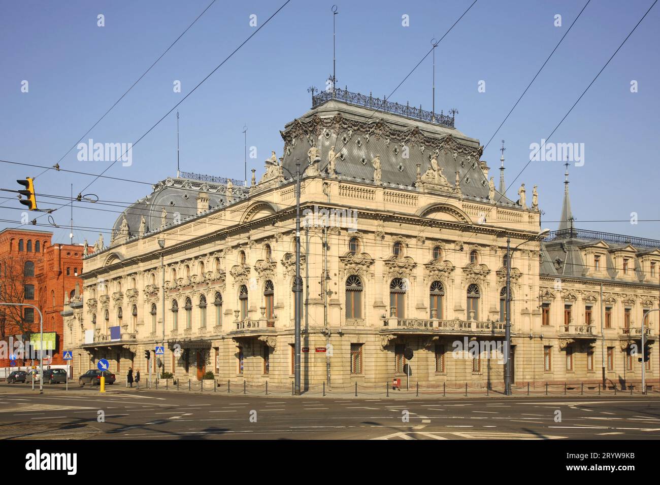 Palace of Izrael Poznanski in Lodz. Poland Stock Photo - Alamy