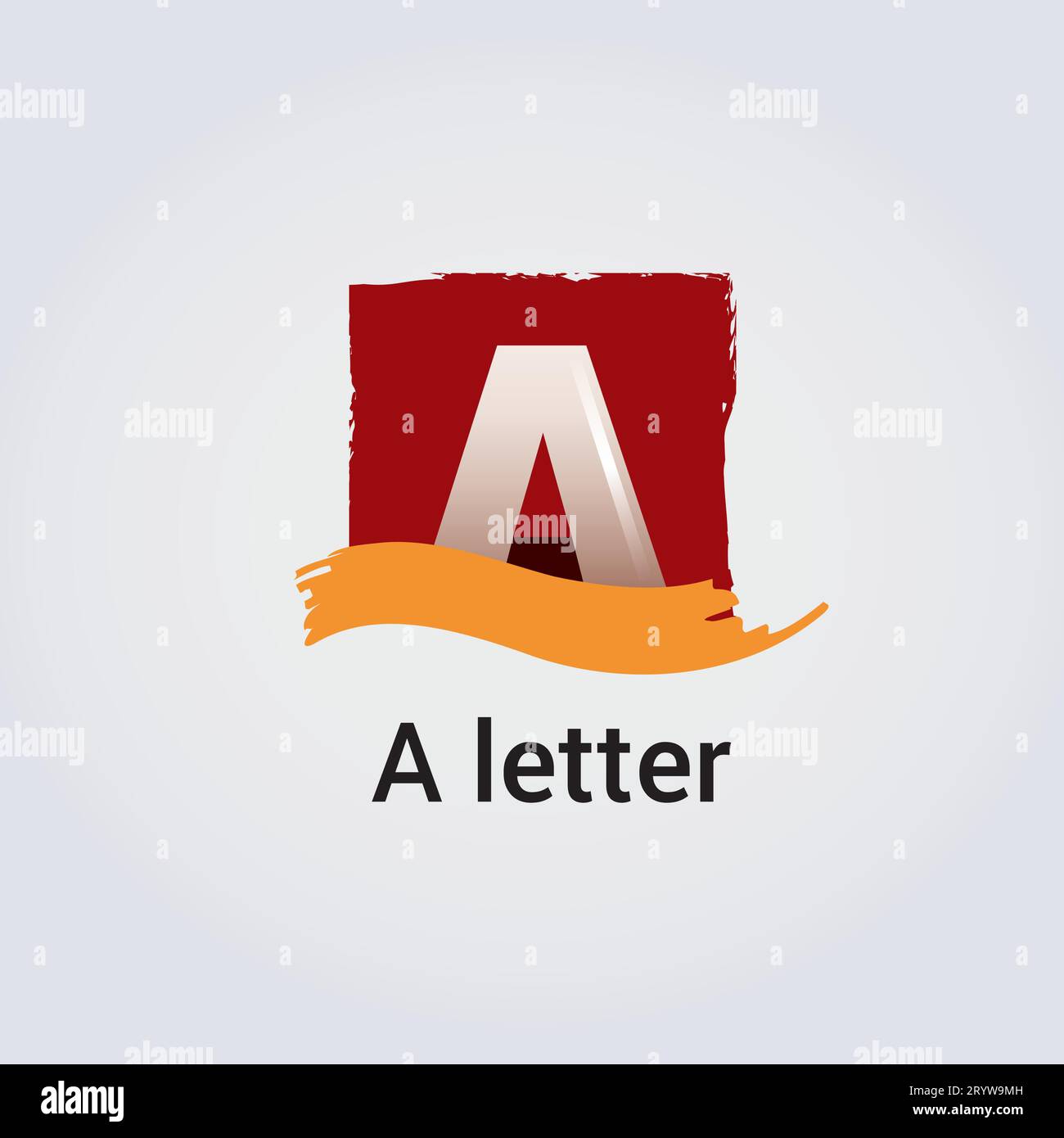 A Letter Icon Design Single Isolated Logo Design Brand Corporate ...