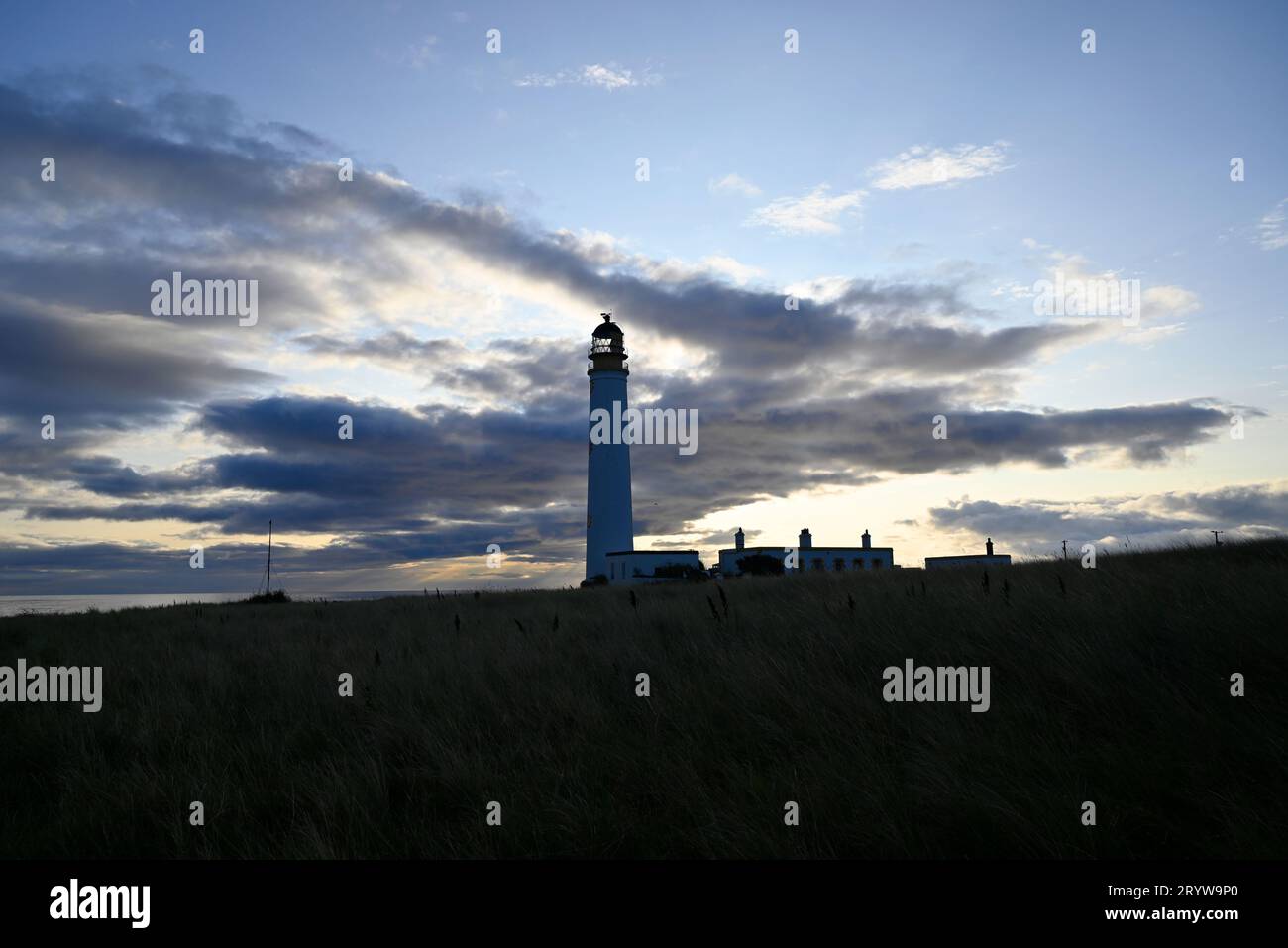 Barns Ness Lighthouse east Lothian Stock Photo - Alamy