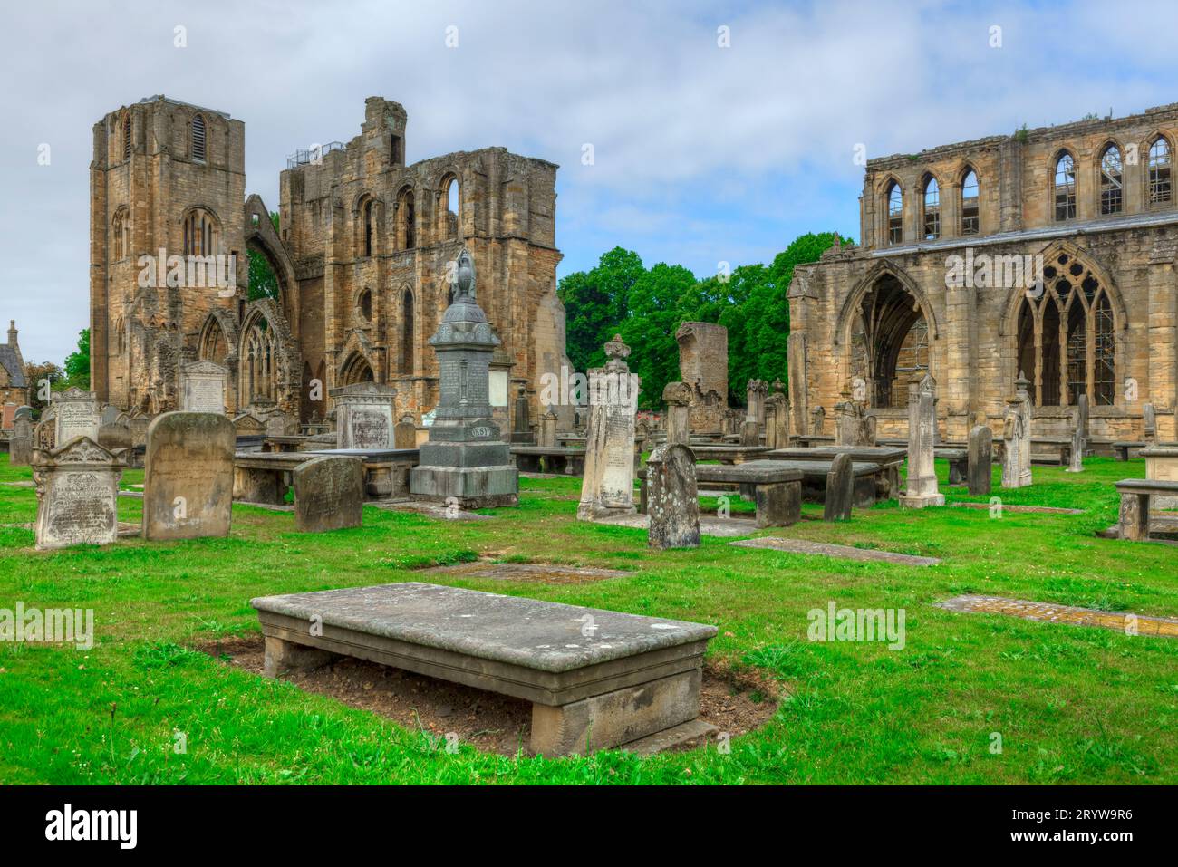 Gothic cathedral of Elgin, Moray, Scotland Stock Photo - Alamy
