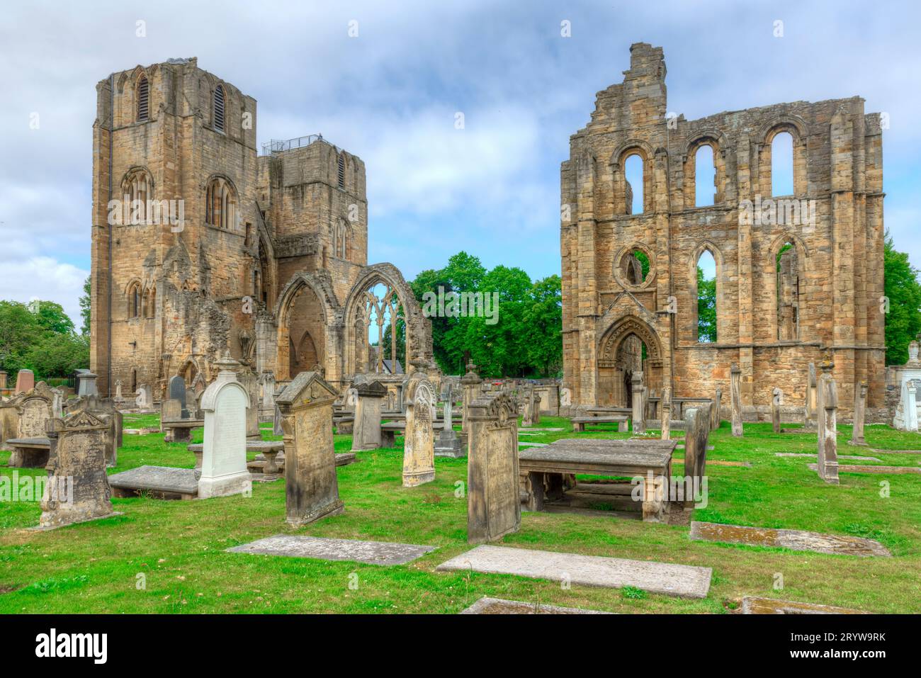 Gothic cathedral of Elgin, Moray, Scotland Stock Photo - Alamy