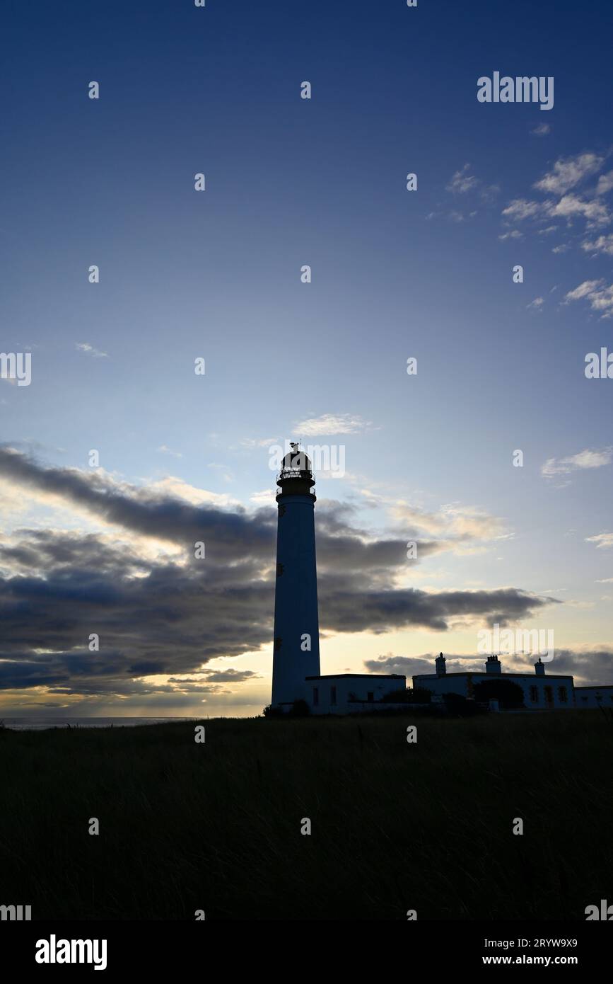 Barns Ness Lighthouse east Lothian Stock Photo - Alamy