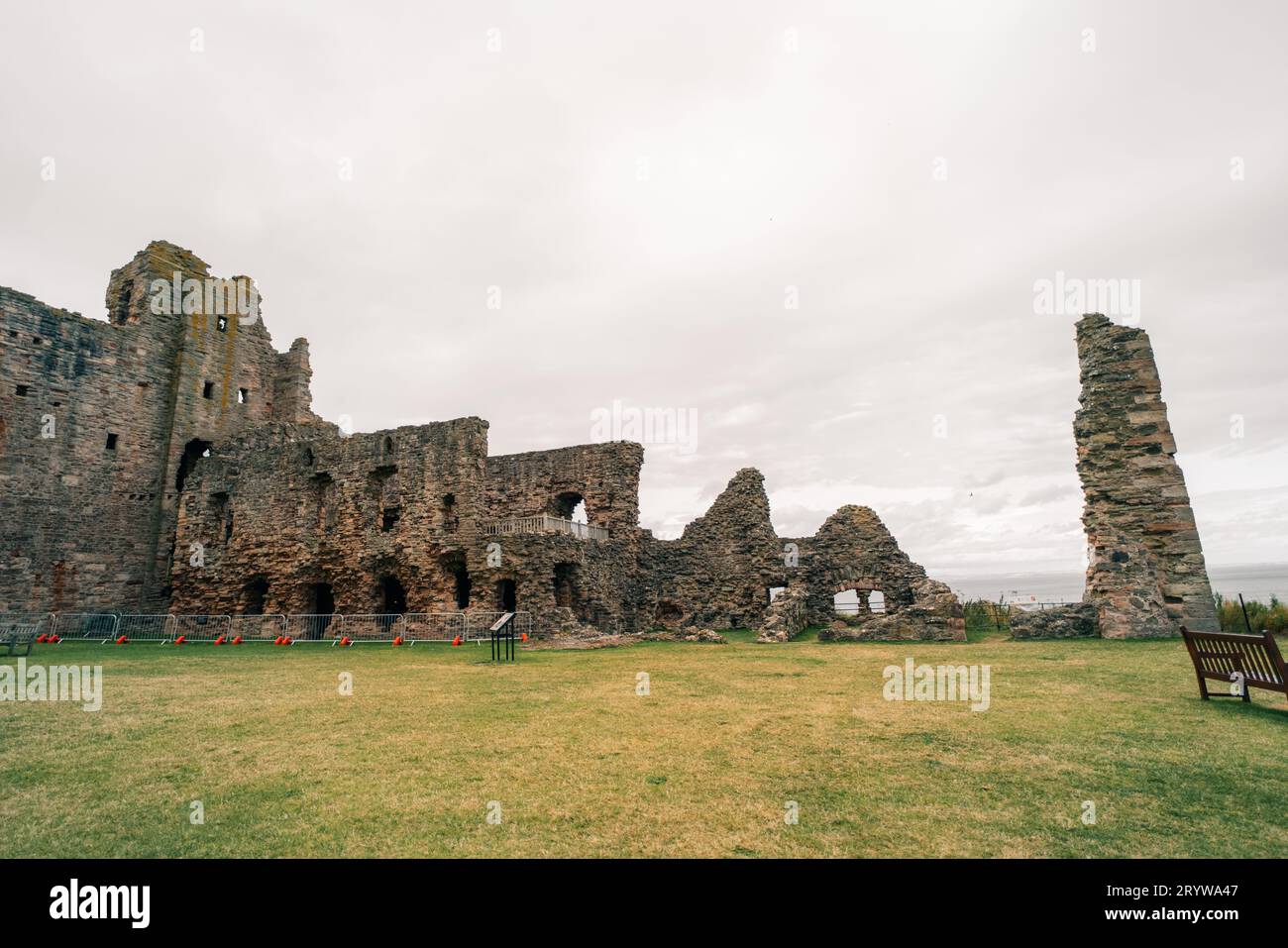 old street with historic buildings in the town centre of Alnwick in ...