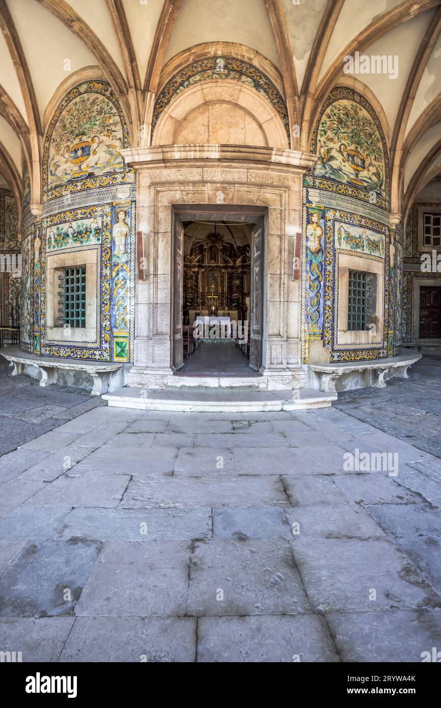 The Beauty of Santo Amaro Chapel in Lisbon, Portugal Stock Photo - Alamy