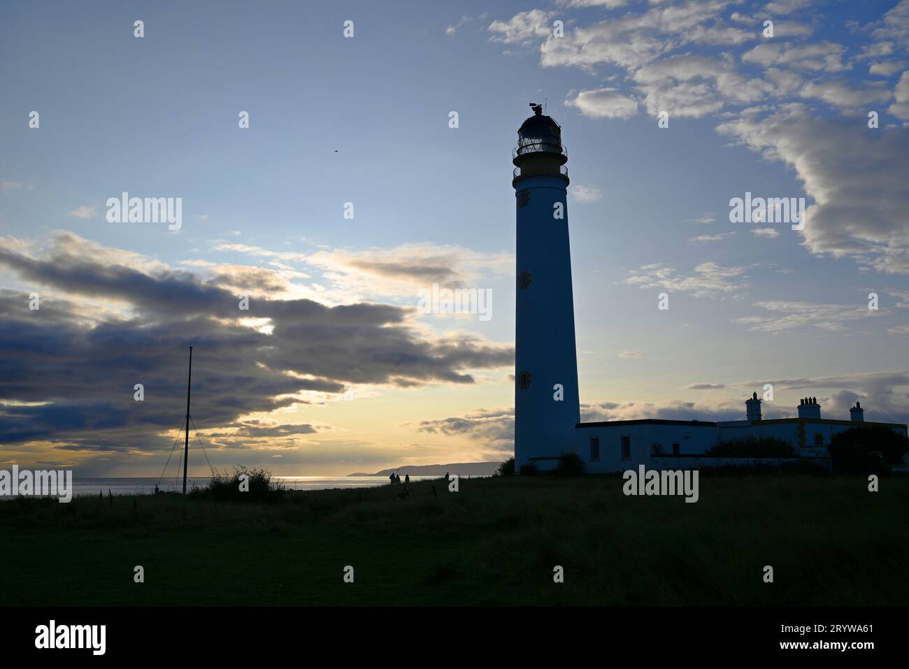 Barns Ness Lighthouse east Lothian Stock Photo - Alamy