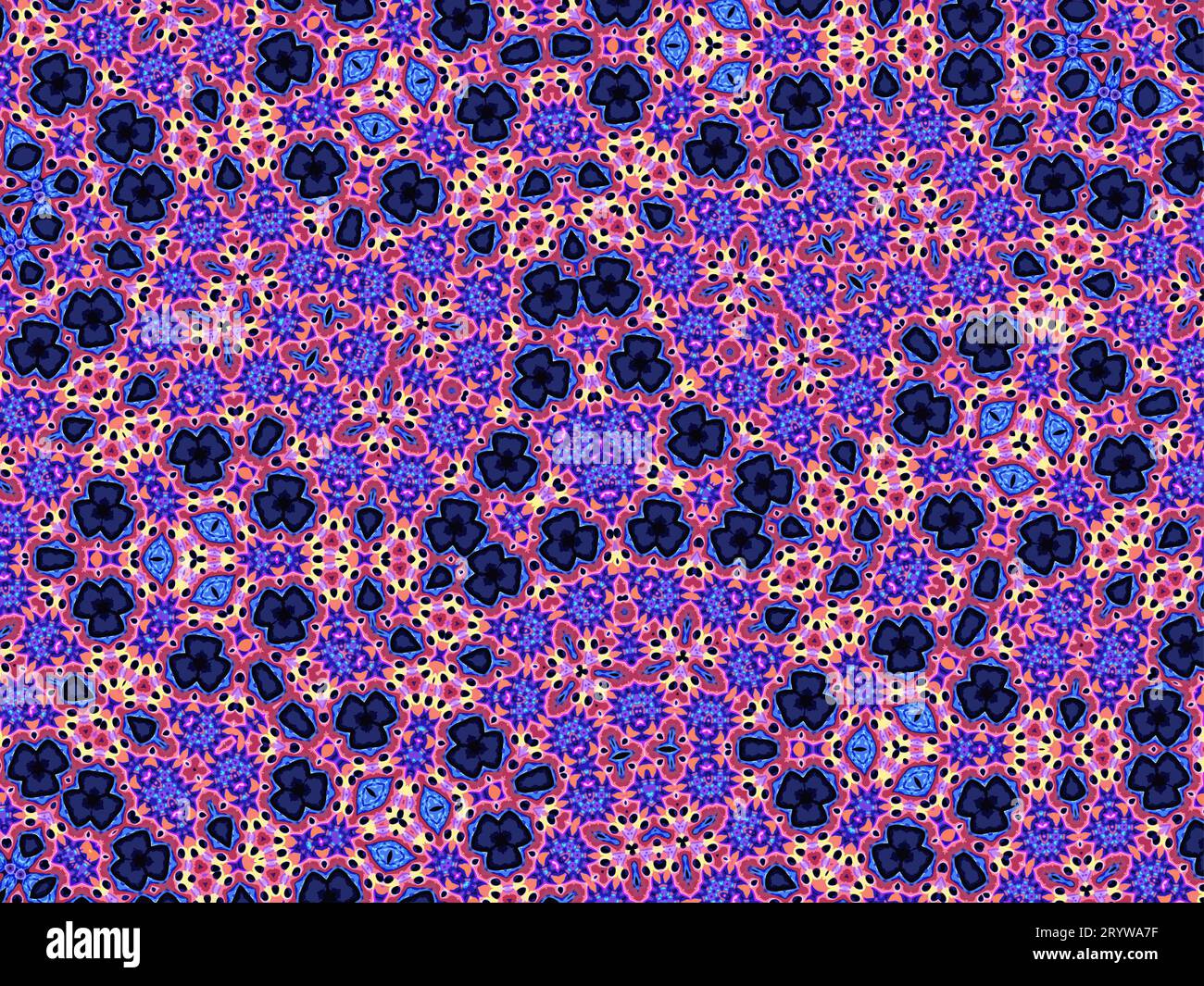 "A vibrant Abstract Kaleidoscope Art these art pieces capture striking ...