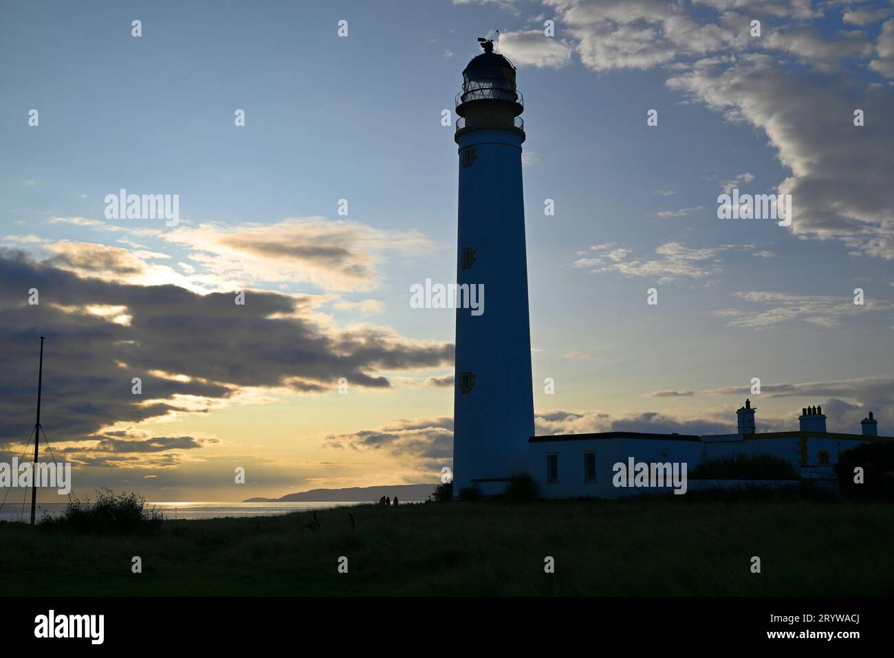 Barns Ness Lighthouse east Lothian Stock Photo - Alamy